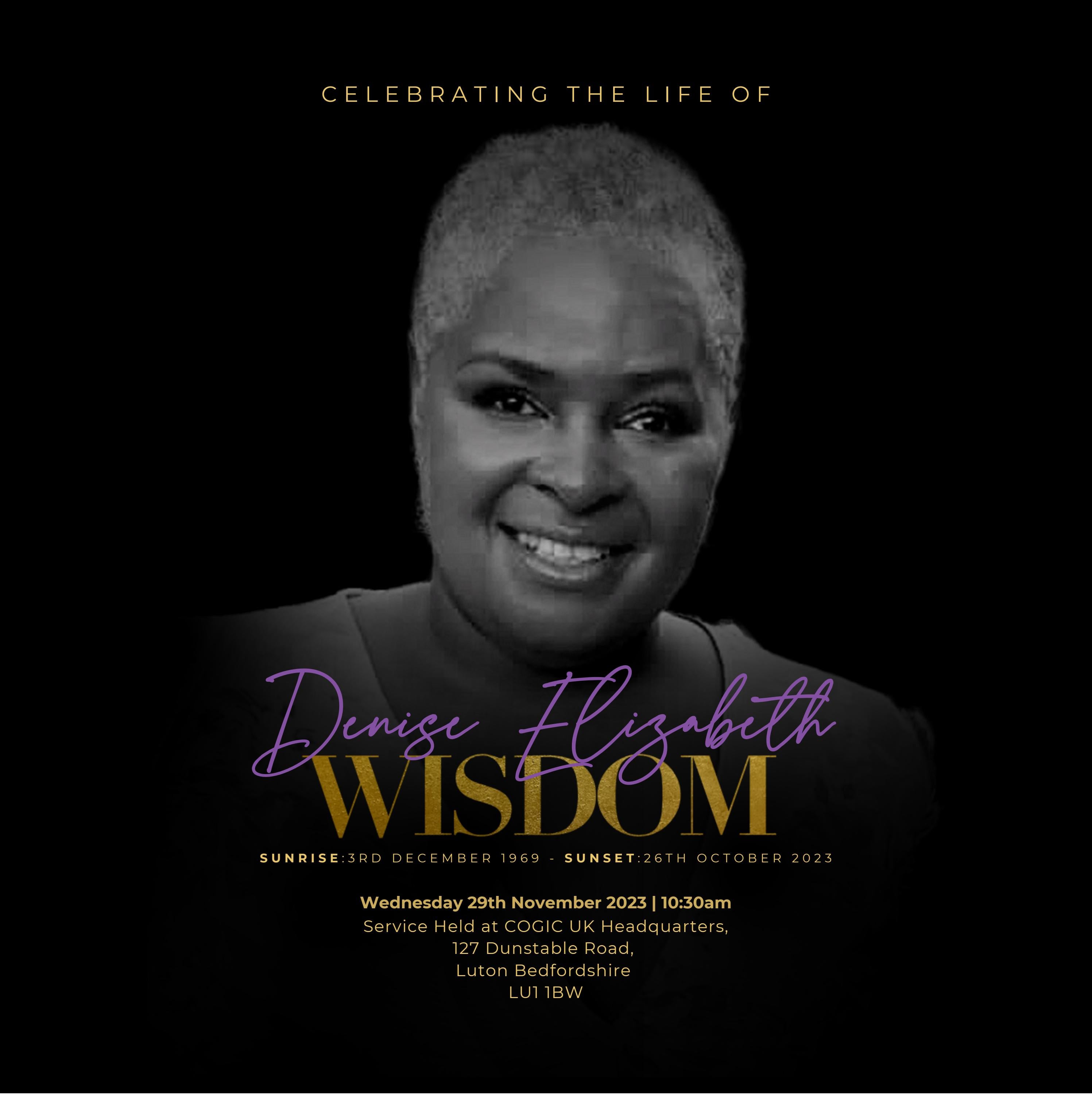Denise Elizabeth Wisdom Funeral Booklet by Kimberley Wedderburne - Issuu