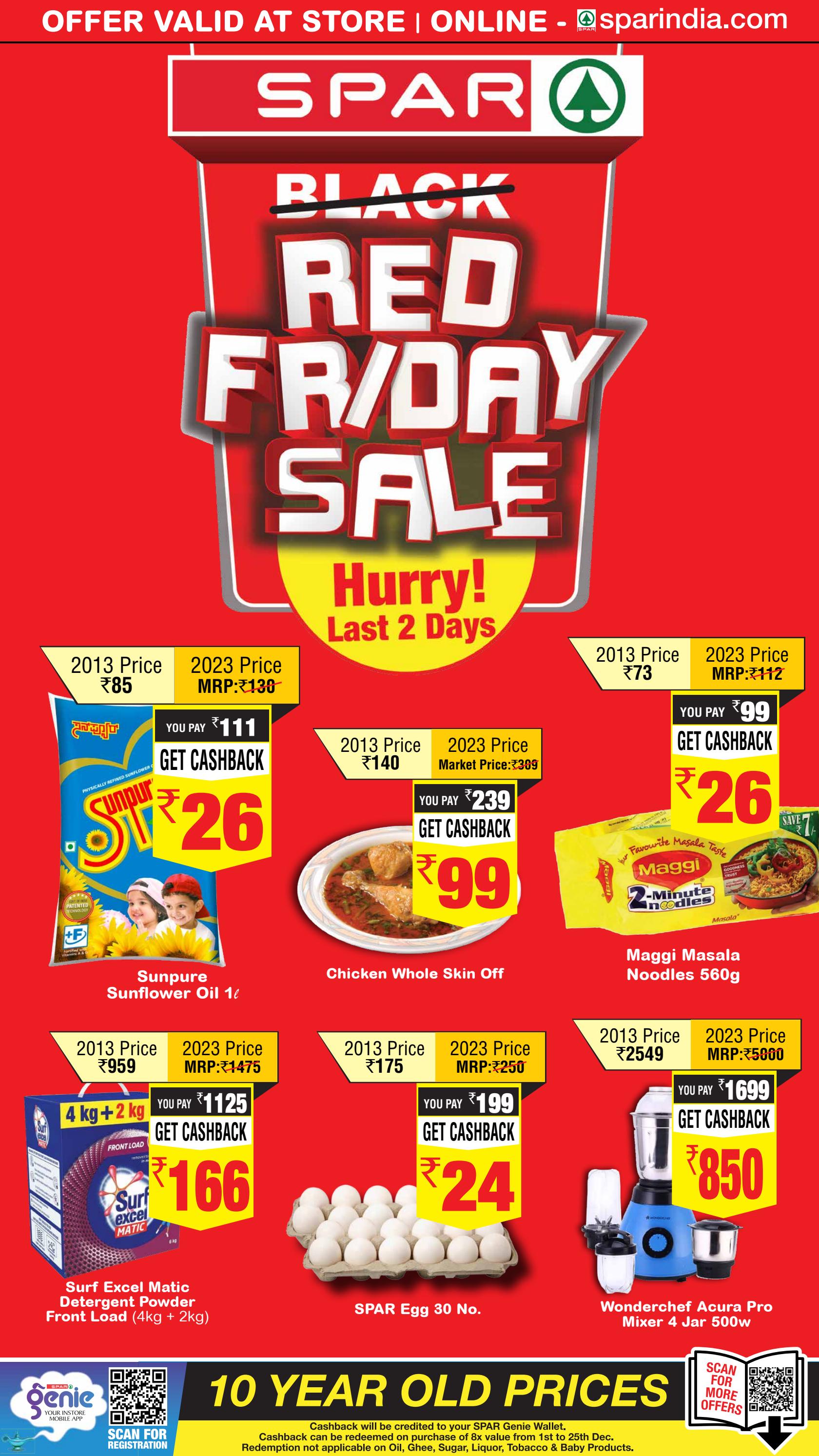 Red Friday Sale BLR by SPAR_hypermarket_India - Issuu
