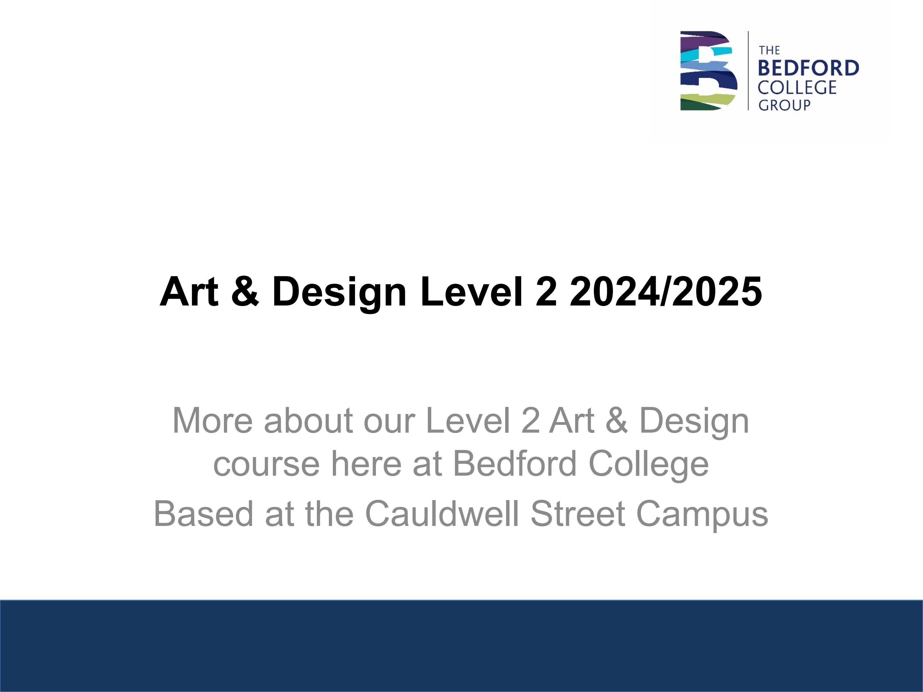 Bedford College Art & Design Level 2 by The Bedford College Group - Issuu
