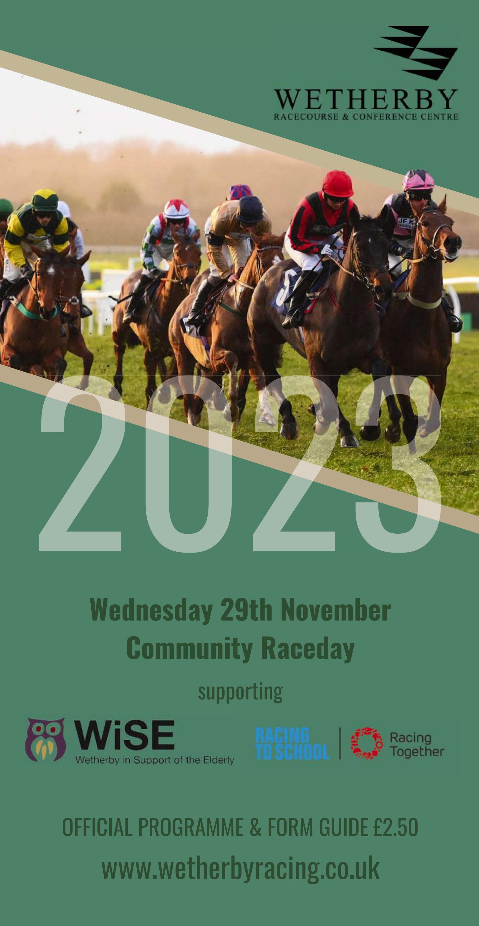 Wetherby Racecard - Wednesday 29th November by Weatherbys - Issuu