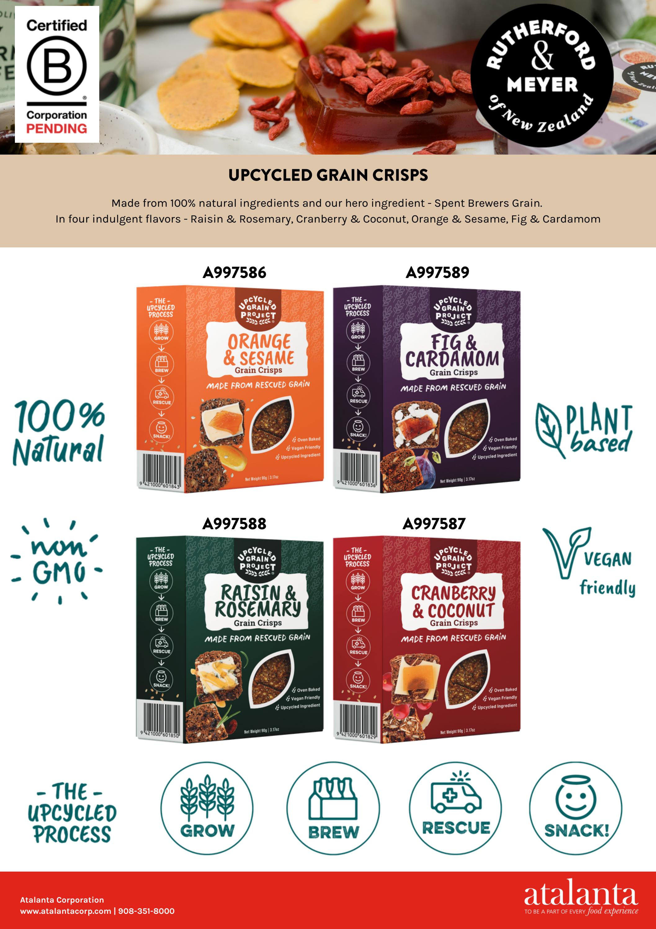 Rutherford & Meyer Upcycled Crackers by Atalanta Corp. - Issuu