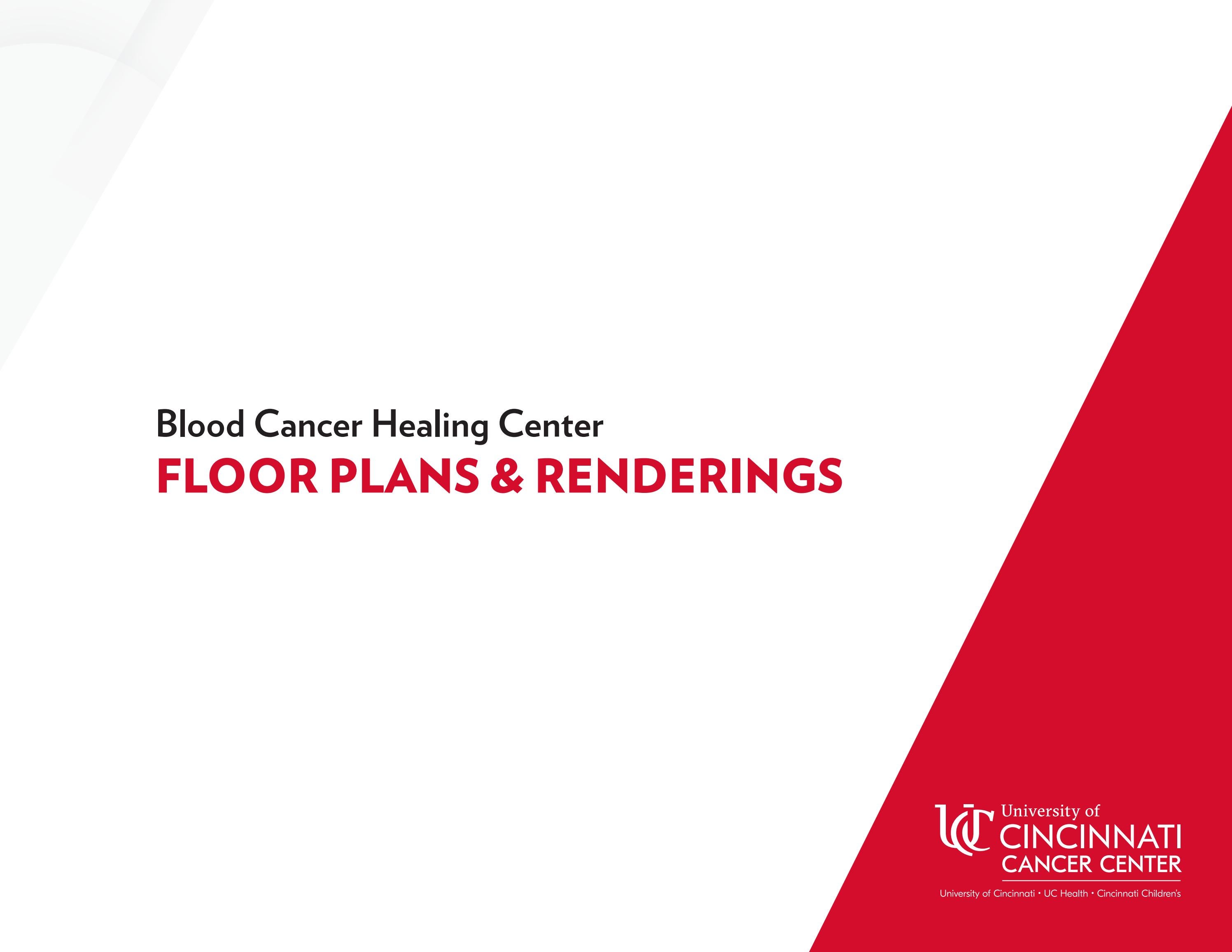 UC Cancer Center Blood Cancer Healing Center Floor Plan Renderings by ...