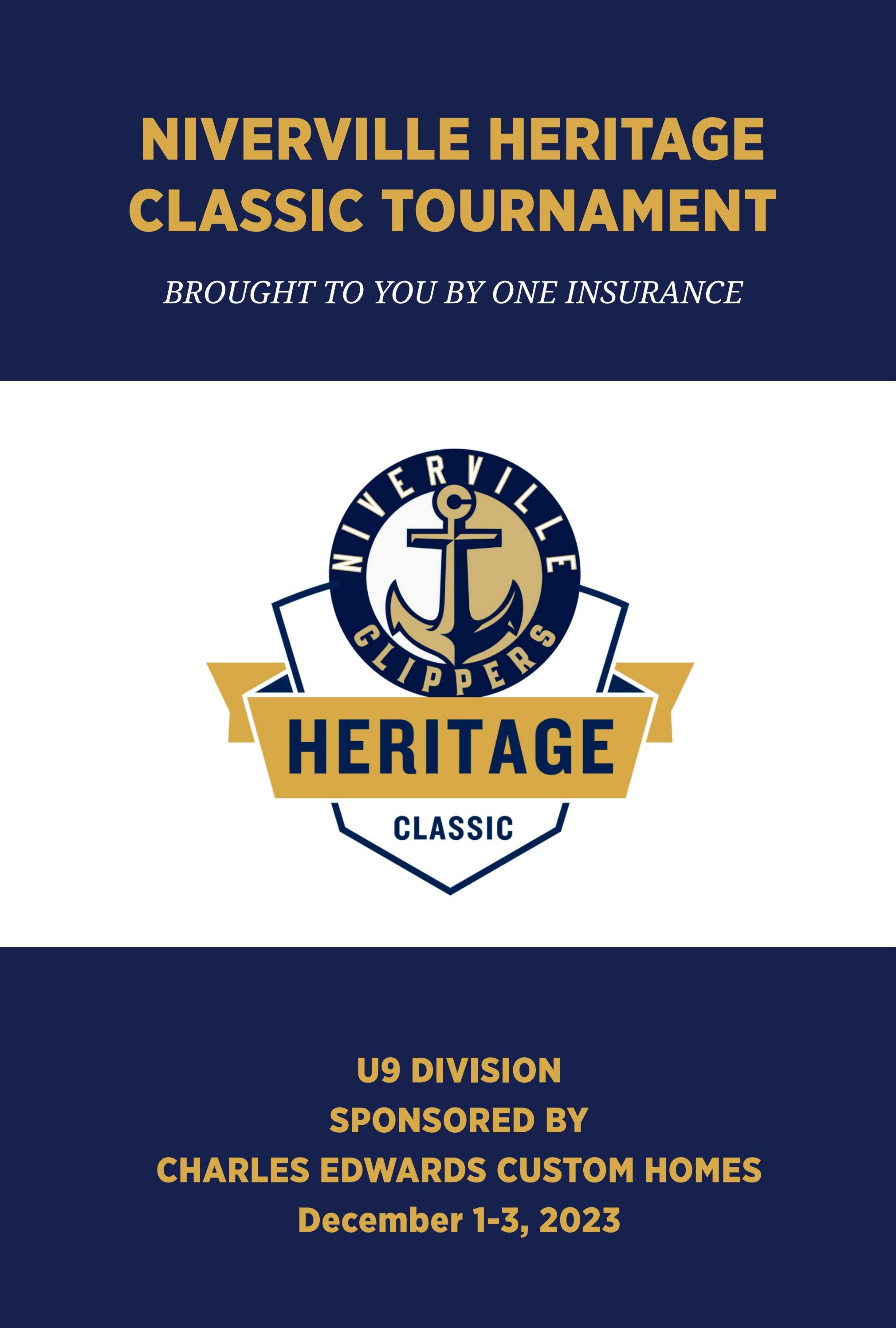 Niverville Clippers Heritage Classic Tournament U9 Program - December 1 ...