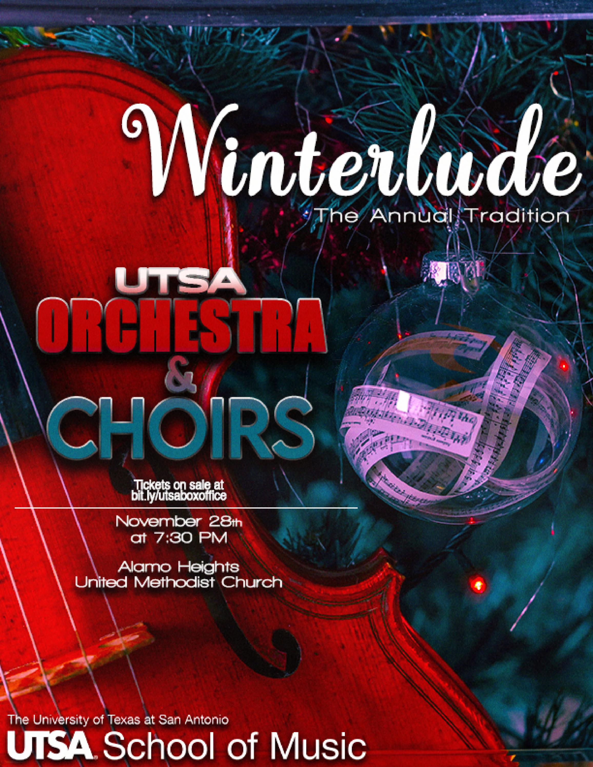 Winterlude 2023: Orchestra and Choirs by UTSA School of Music - Issuu