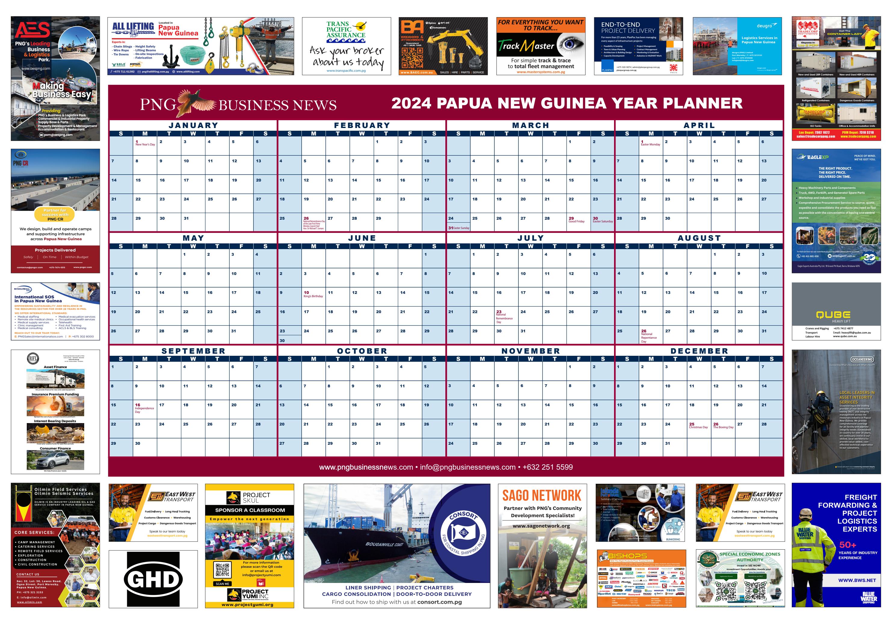 2024 Papua New Guinea Year Planner by Brimble Publishing - Issuu