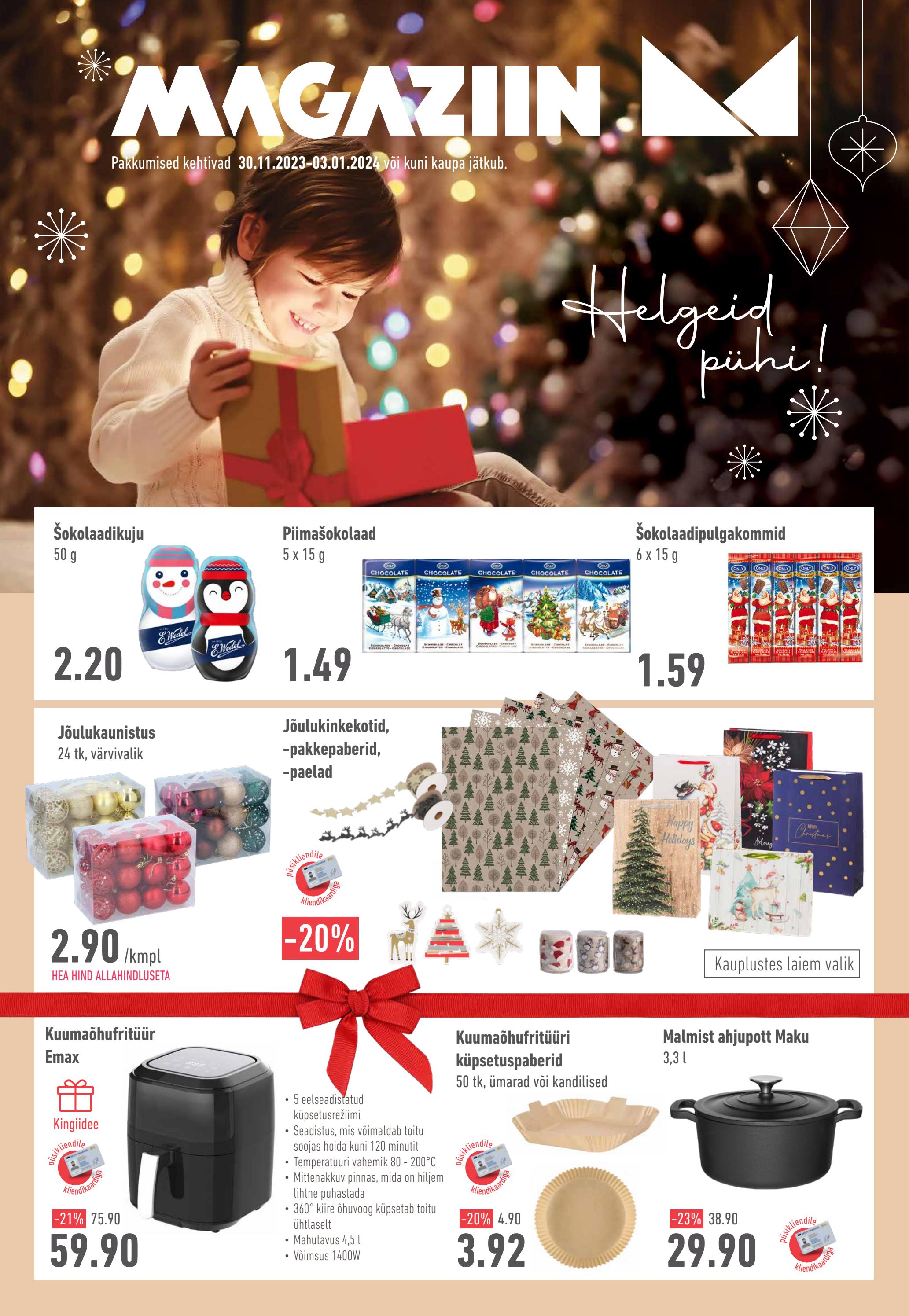 Jõulukuu parimad pakkumised by Magaziin - Issuu