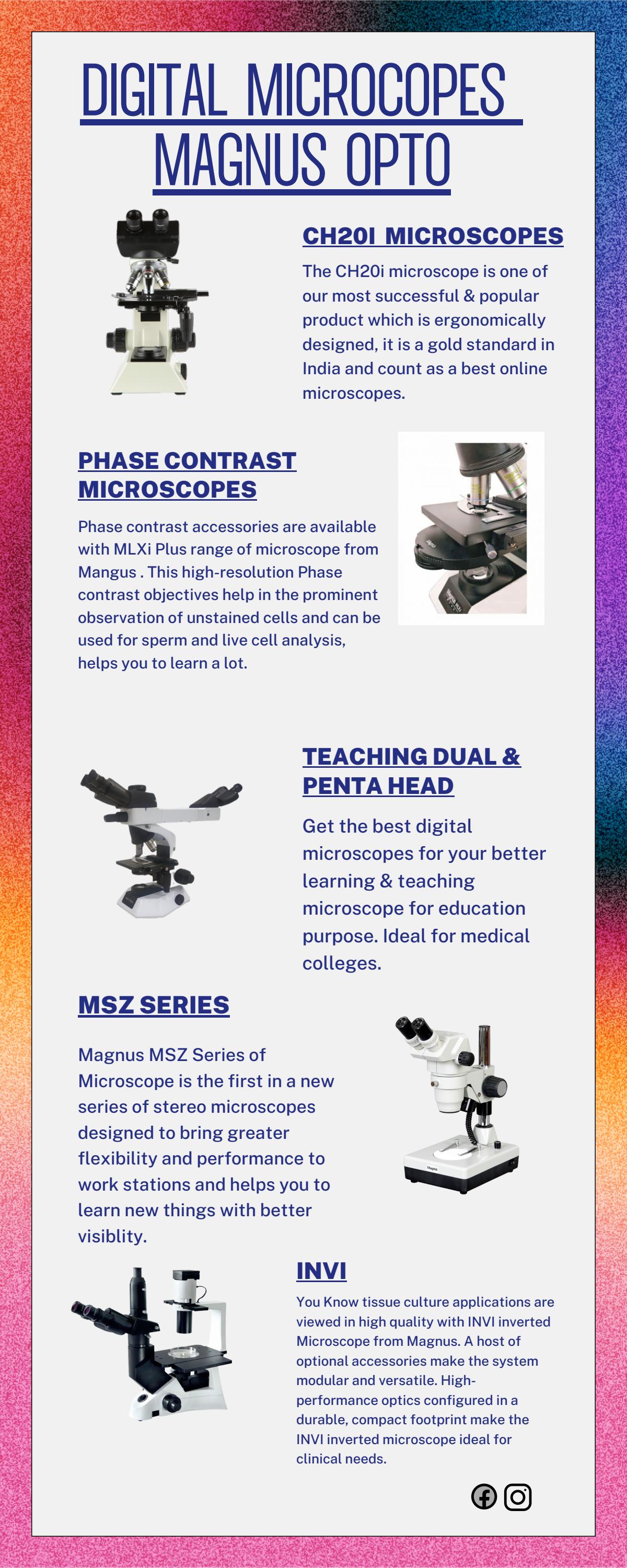 Get The Best Quality Of Digital Microscopes from Magnus Opto by Marketing Magnus - Issuu