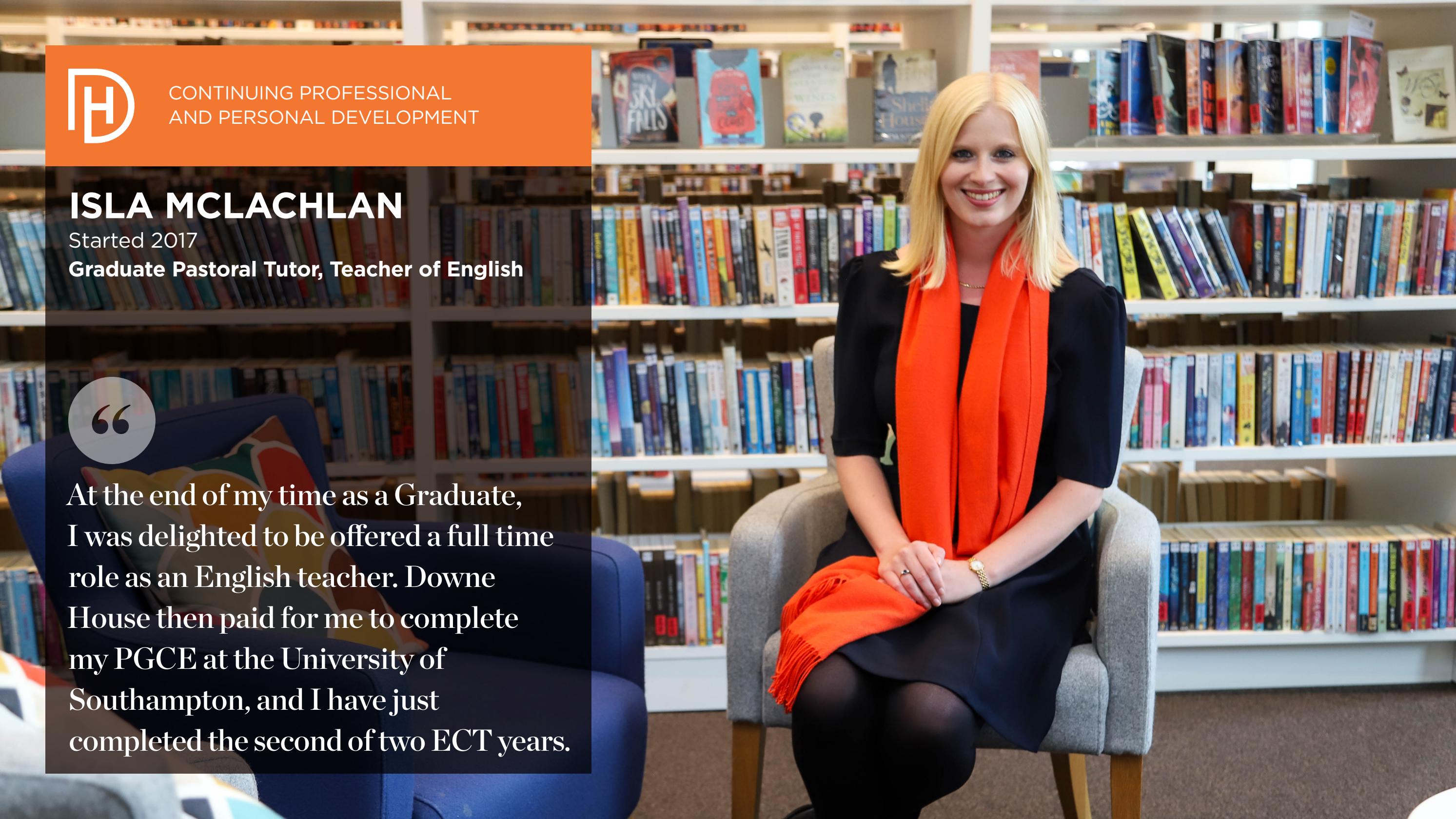 DH Staff CPD Profile: Isla McLachlan by Downe House School - Issuu