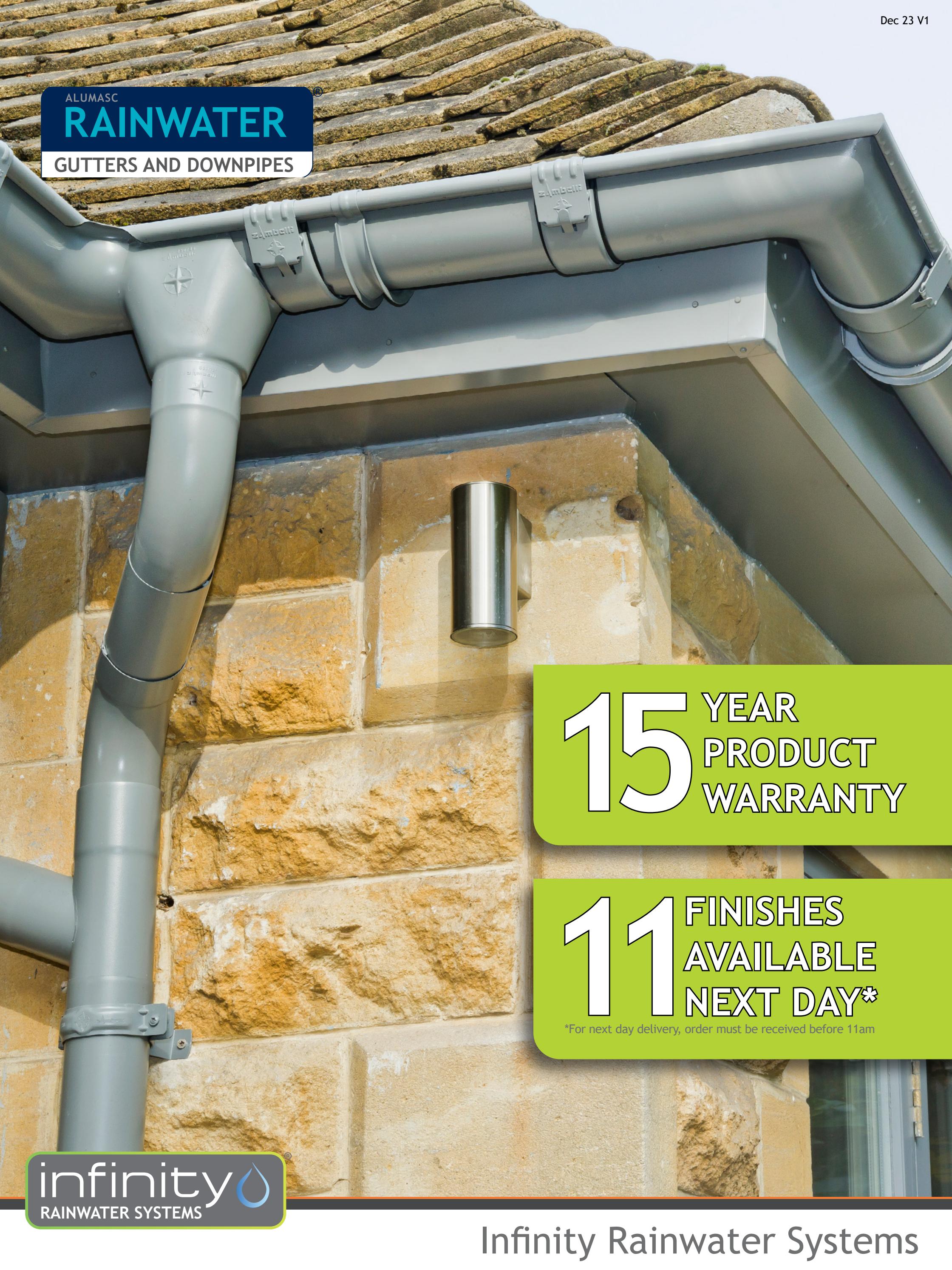 Infinity Rainwater Systems Brochure by Alumasc Water Management ...