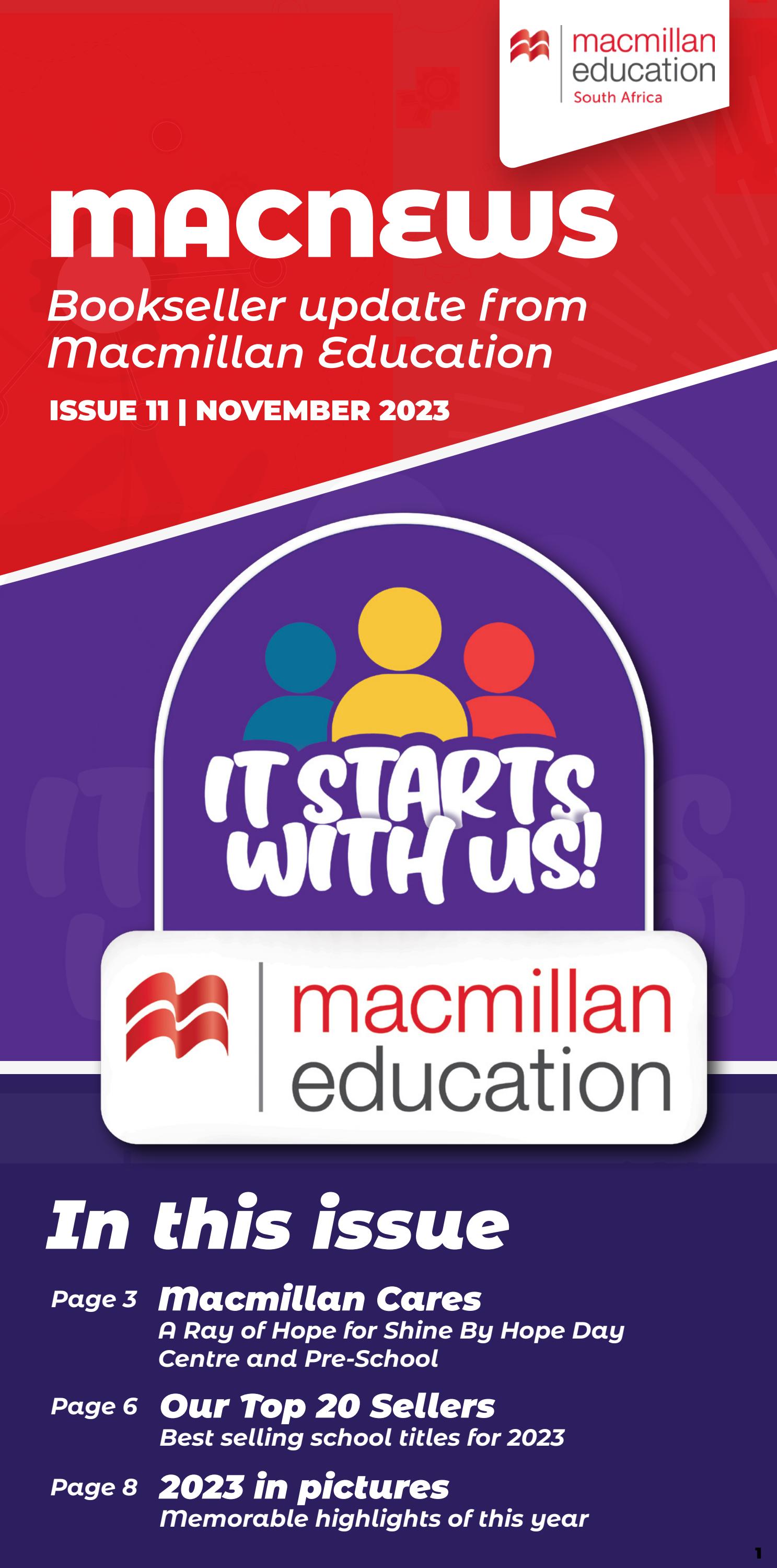 Macnews - Booksellers update from Macmillan Education November 2023 by ...