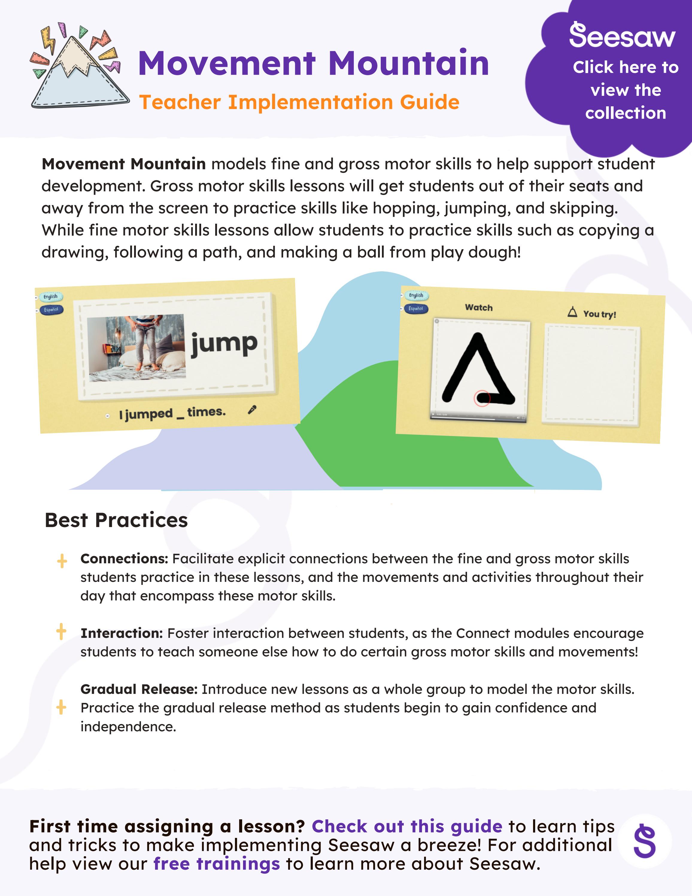 Movement Mountain Implementation Guide by seesawlearning - Issuu