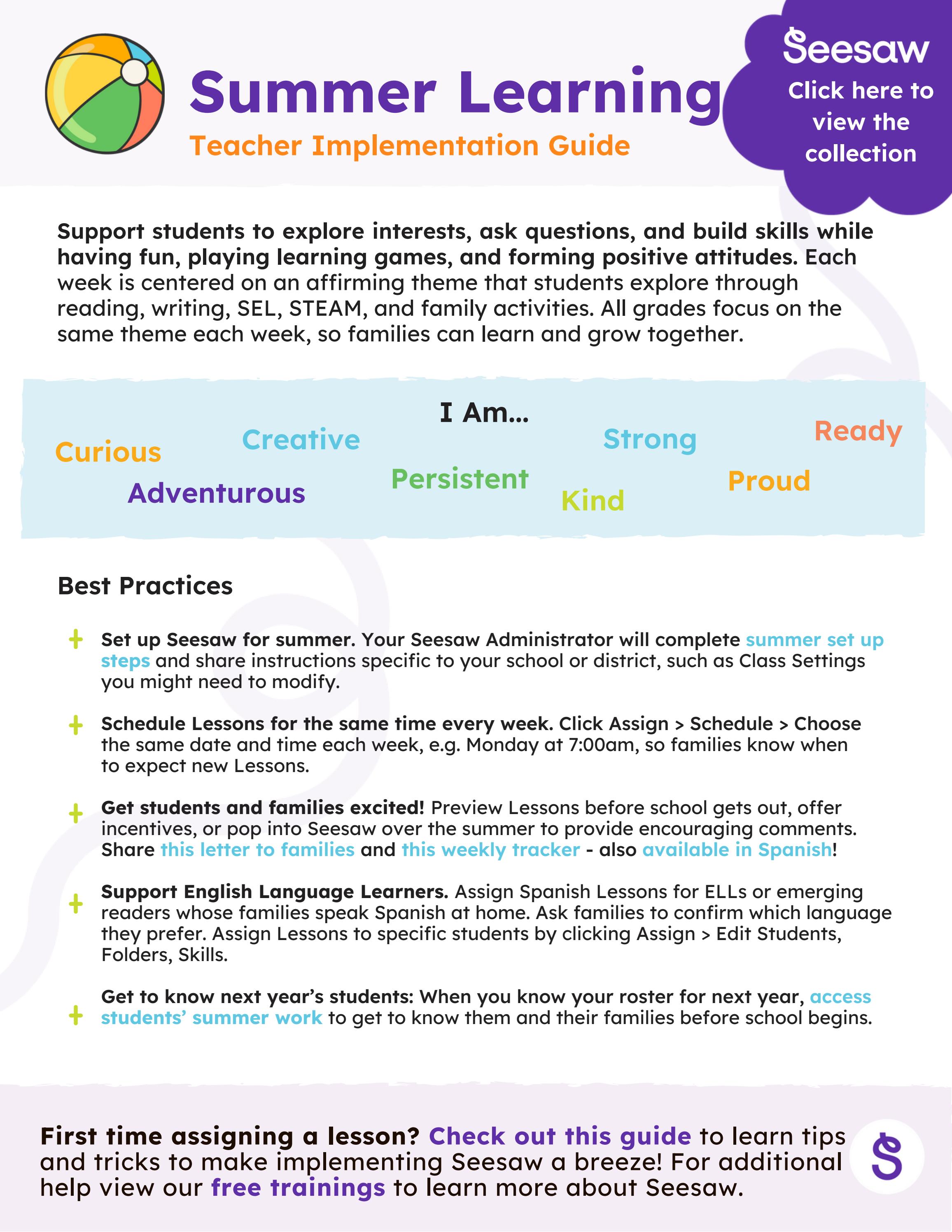Summer Learning Implementation Guide by seesawlearning - Issuu