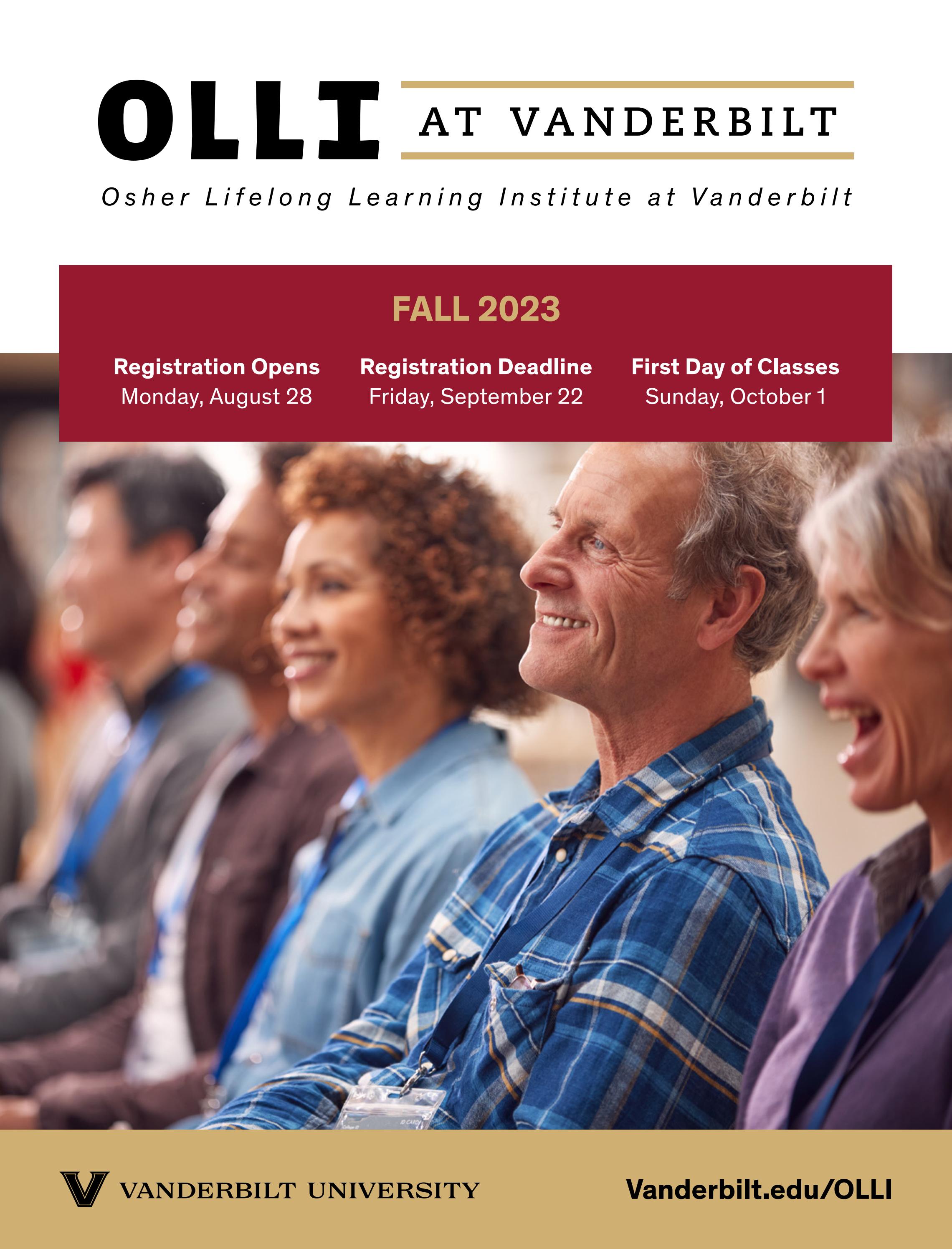 OLLI at Vanderbilt Fall 2023 Catalog by Smudge Pot Creative, LLC - Issuu