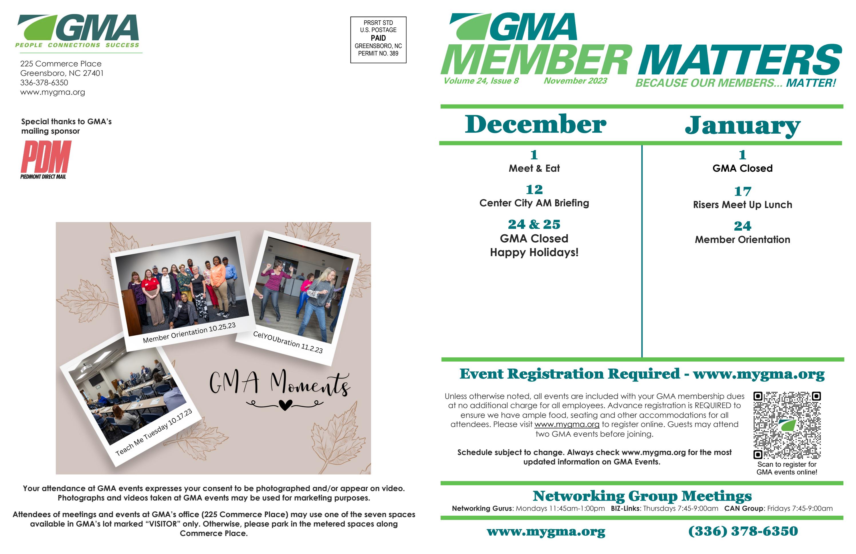 GMA Member Matters December-January 2024 by Guilford Merchants ...