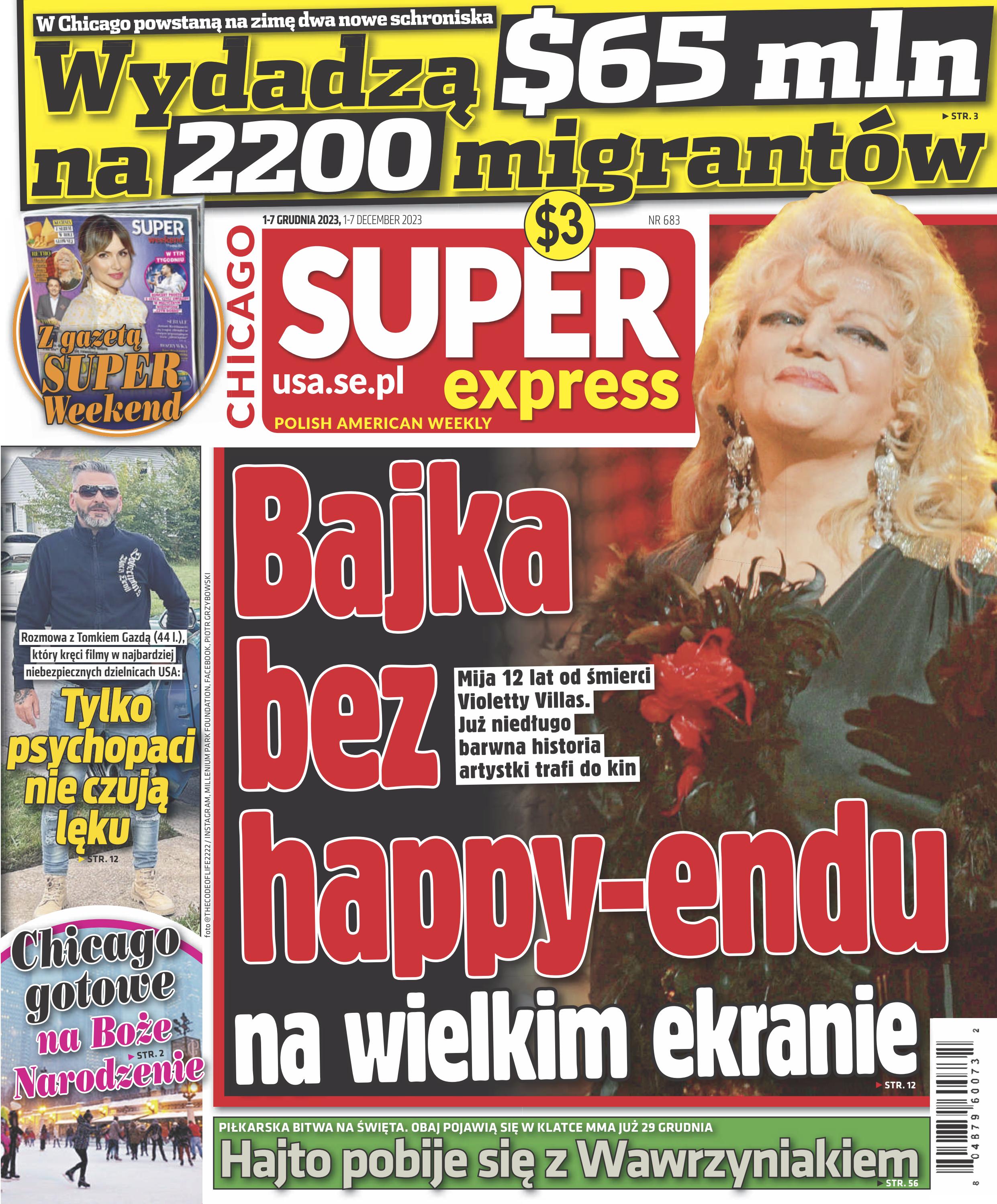 Super Express Chicago 2023.12.01 Tygodnik dla Polonii , wiadomości, ogłoszenia. by Super Express ...