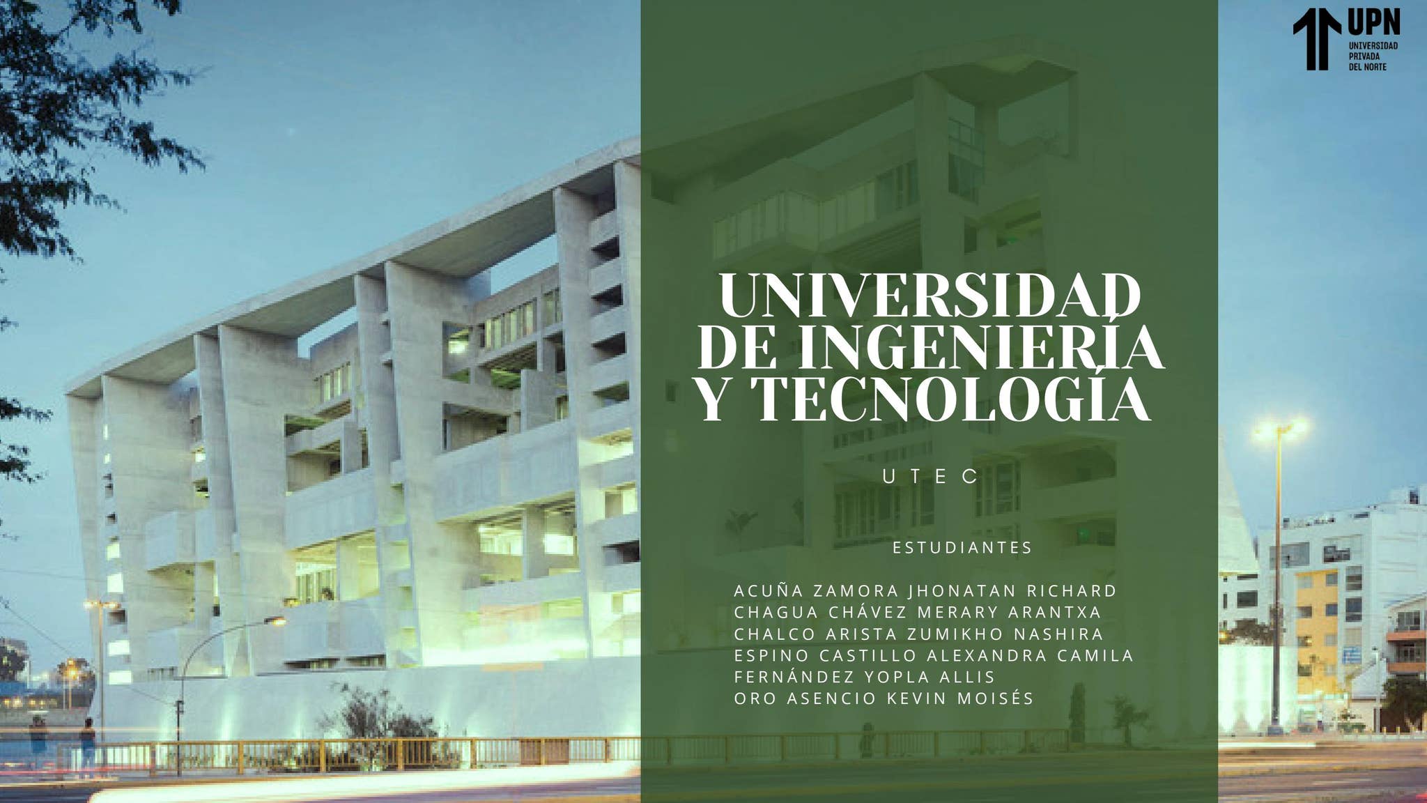 Análisis Arquitectónico de la UTEC by camisaurio - Issuu