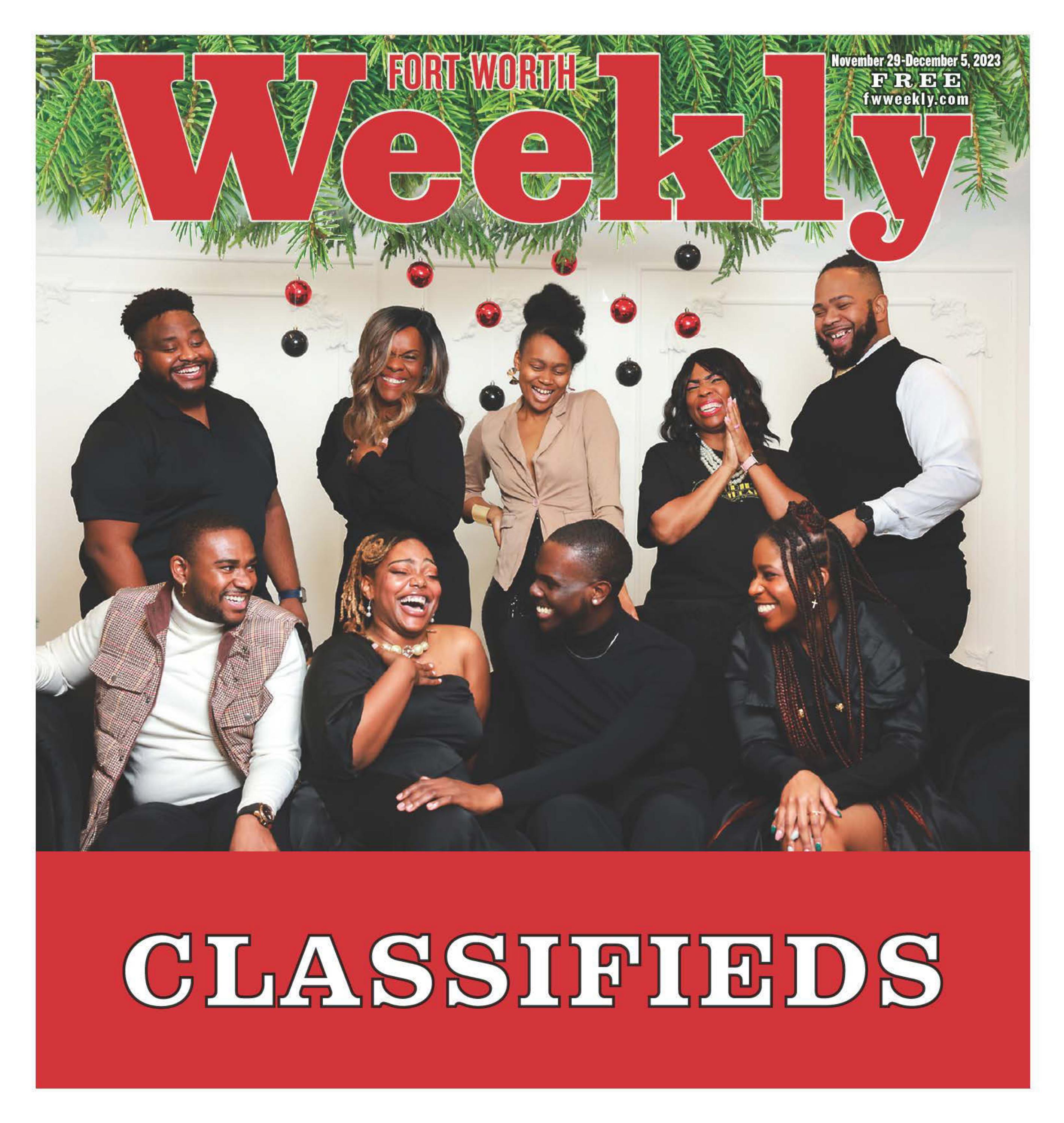 Fort Worth Weekly Classifieds // November 29 - December 5, 2023 by Fort ...