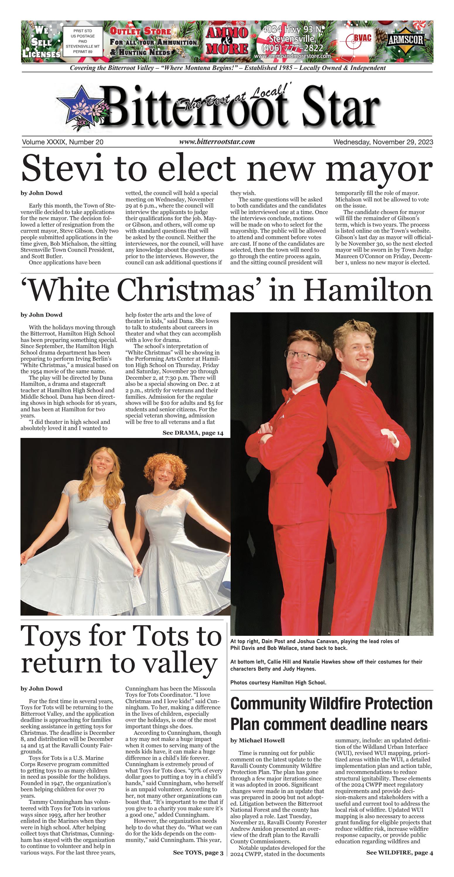 Bitterroot Star - November 29, 2023 by Bitterroot Star - Issuu
