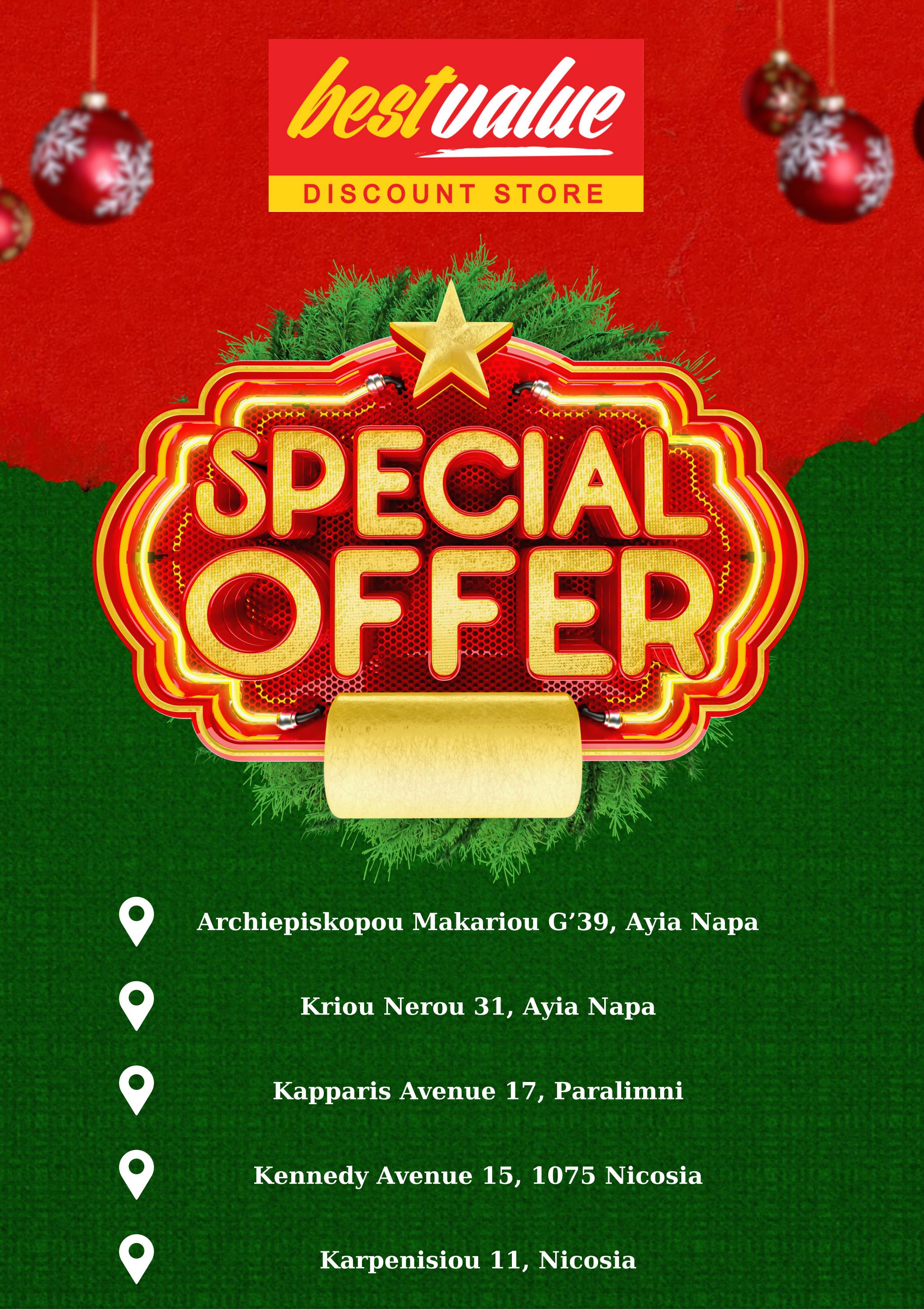 BestValue Discount Stores X-mas Special Offers by ...