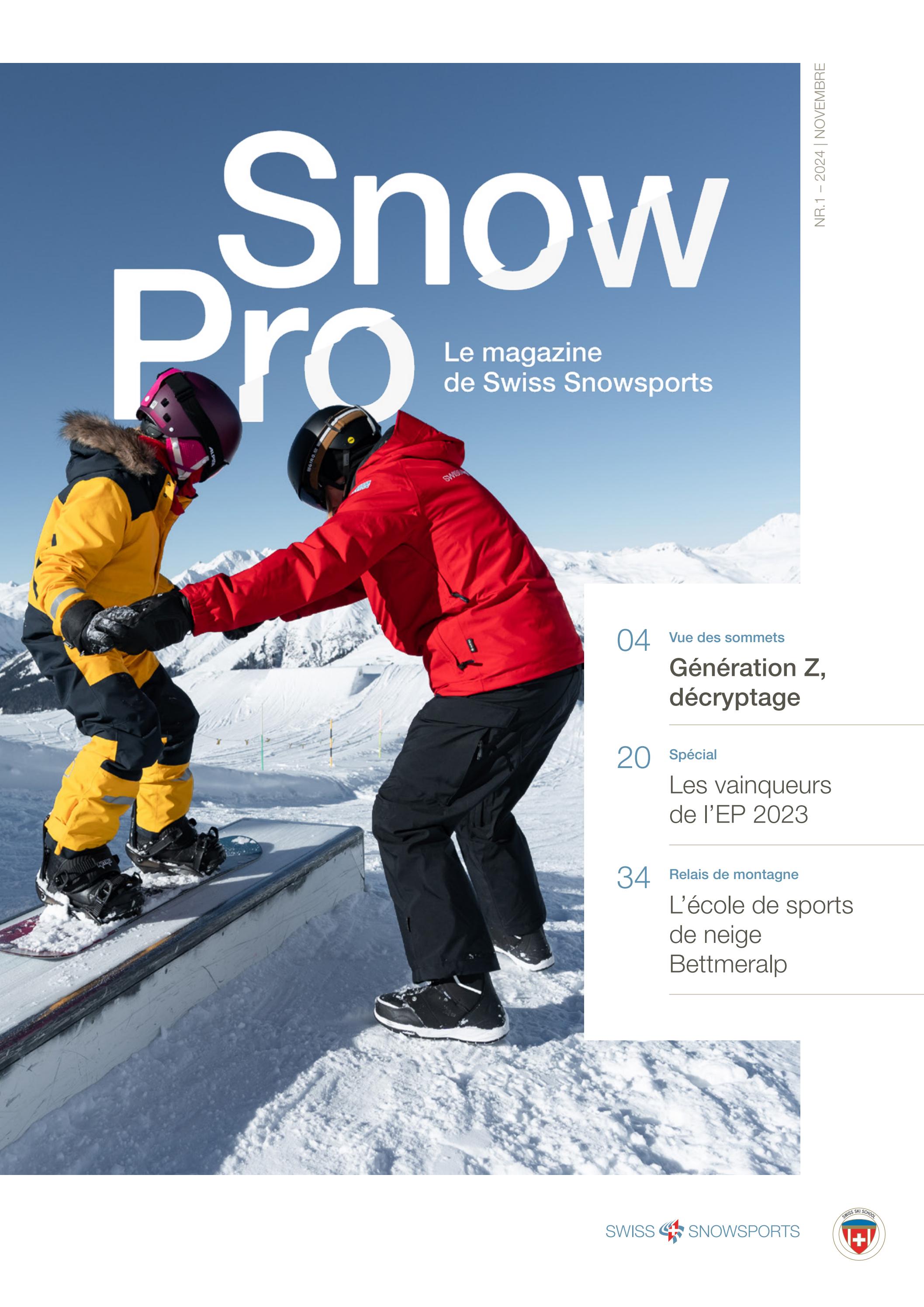 SnowPro - Le magazine de Swiss Snowsports by Swiss Snowsports - Issuu