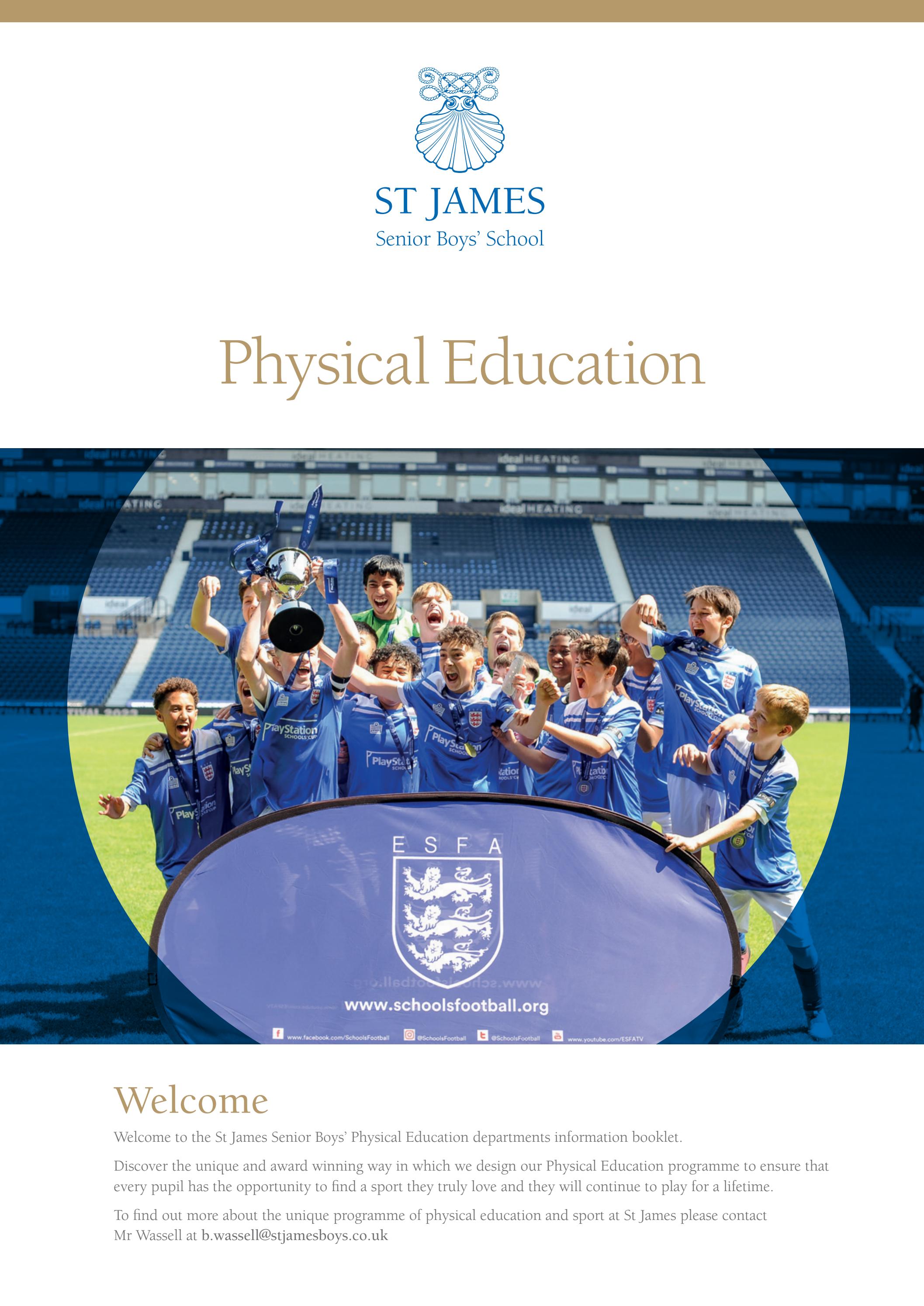 Physical Education by St James Schools - Issuu