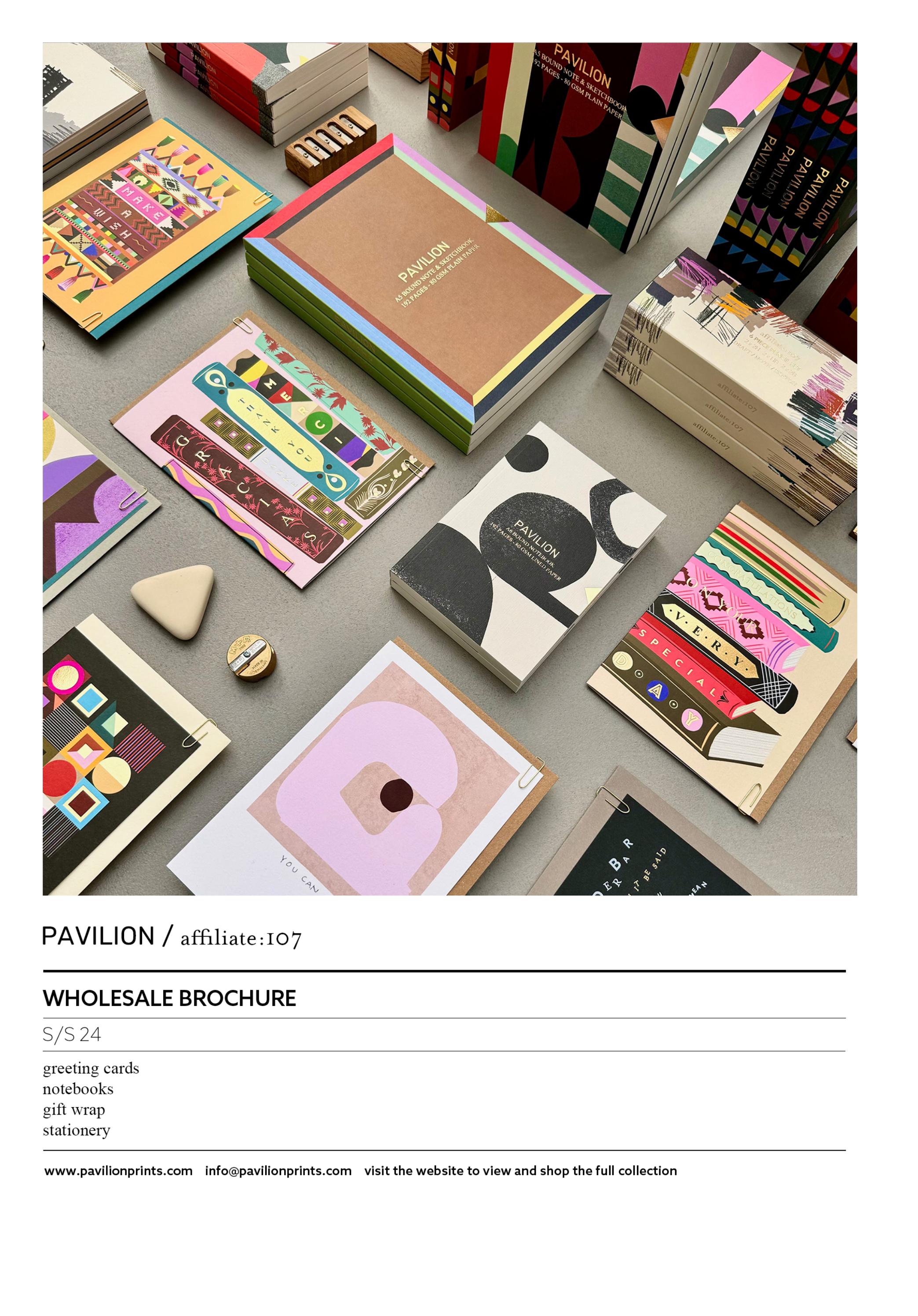 PAVILION / affiliate:107 S/S '24 Brochure by pavilionprints - Issuu