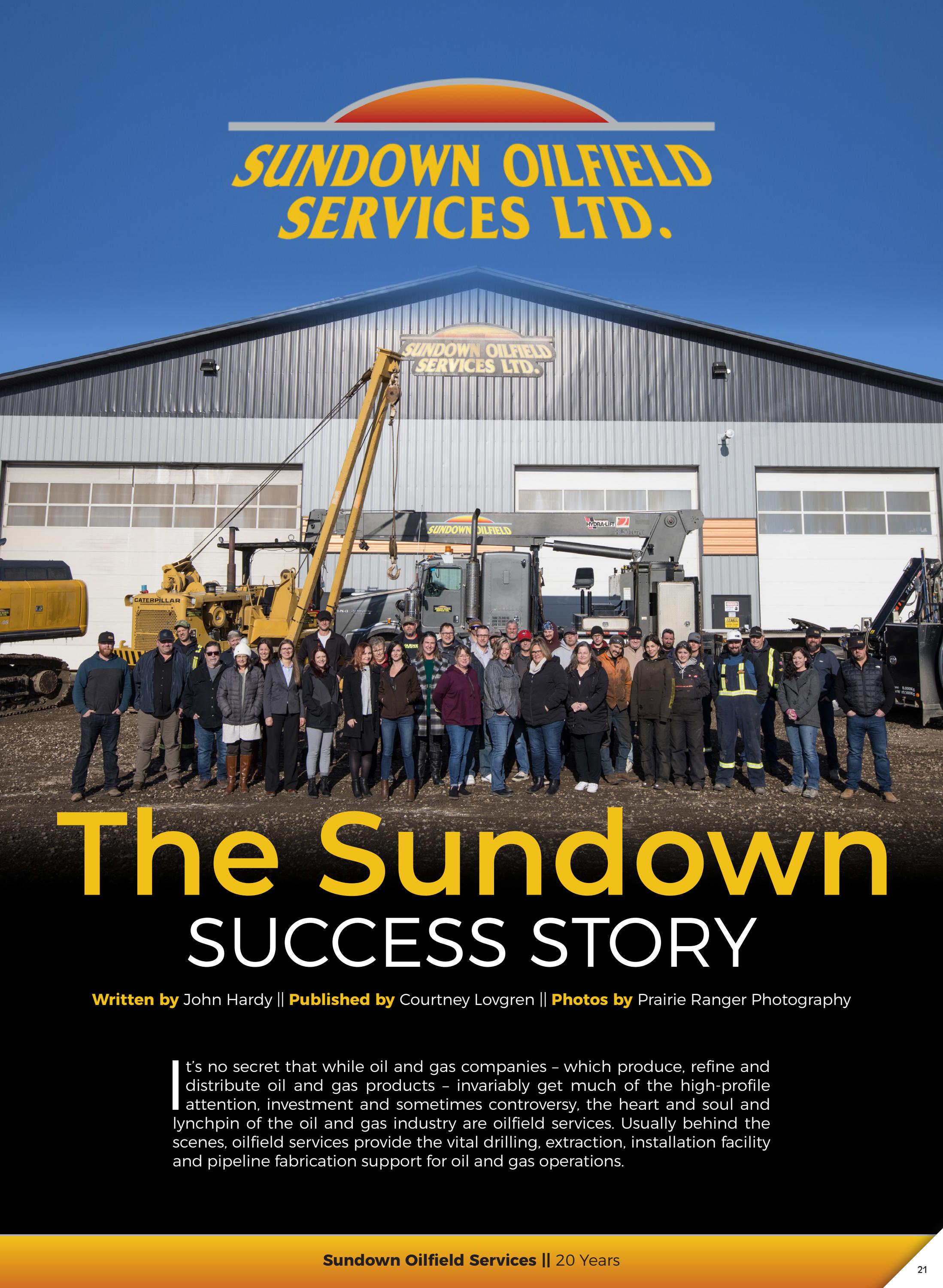 Sundown Oilfield Services Ltd. - Celebrating 20 years by Business in ...