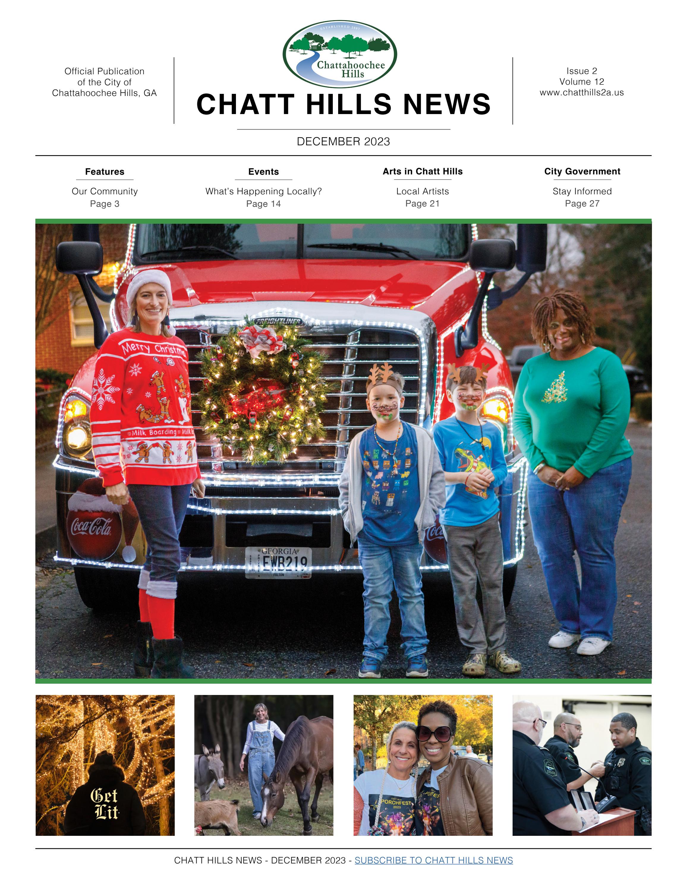 Chatt Hills News ~ December 2023 by City of Chattahoochee Hills - Issuu