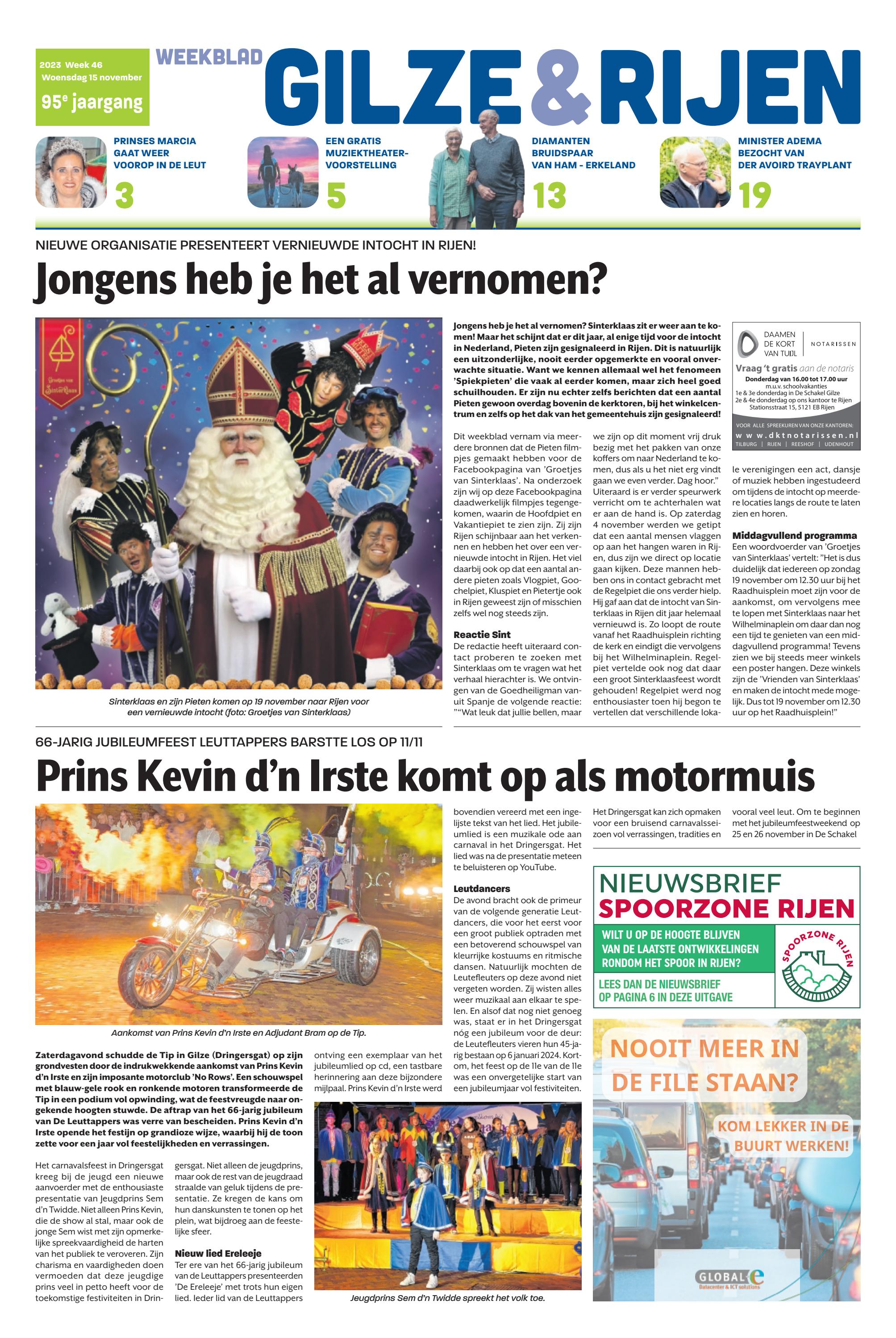 Weekblad Gilze en Rijen 15-11-2023 by Uitgeverij Em de Jong - Issuu