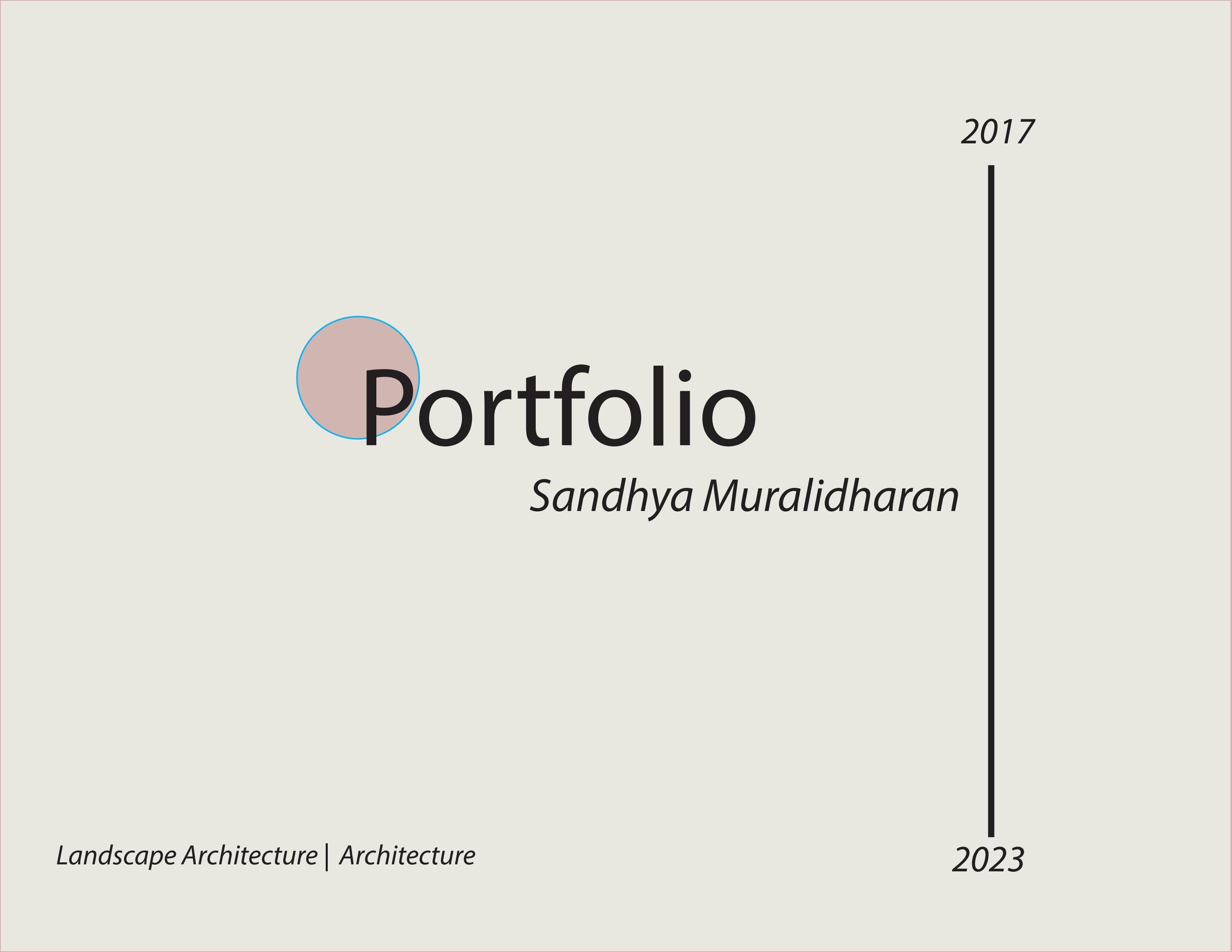 Landscape Architecture Portfolio 2023 by sandhya.muralidharan - Issuu