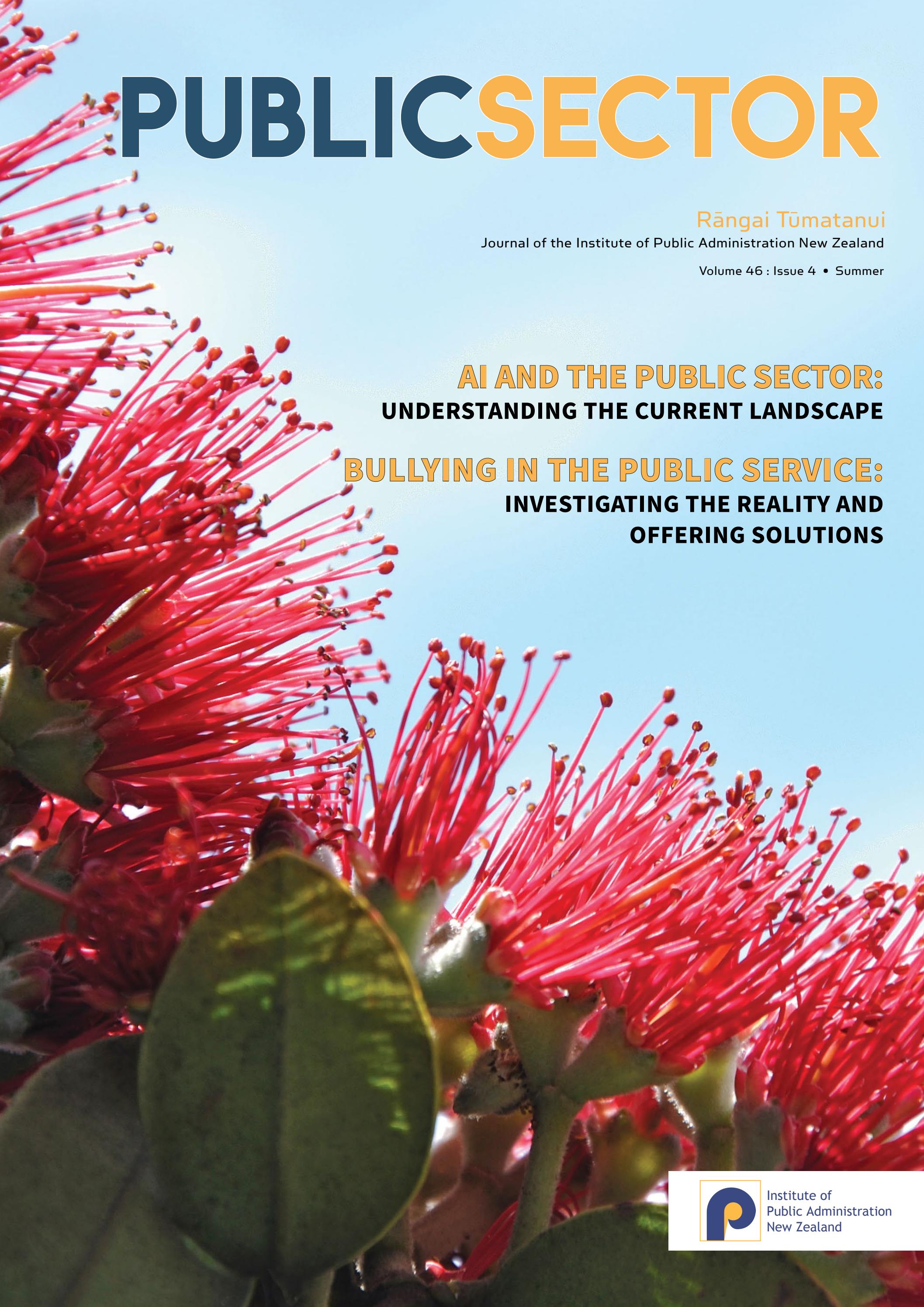 Public Sector Journal 46.4 - Summer 2023 by Della Urgenc - Issuu