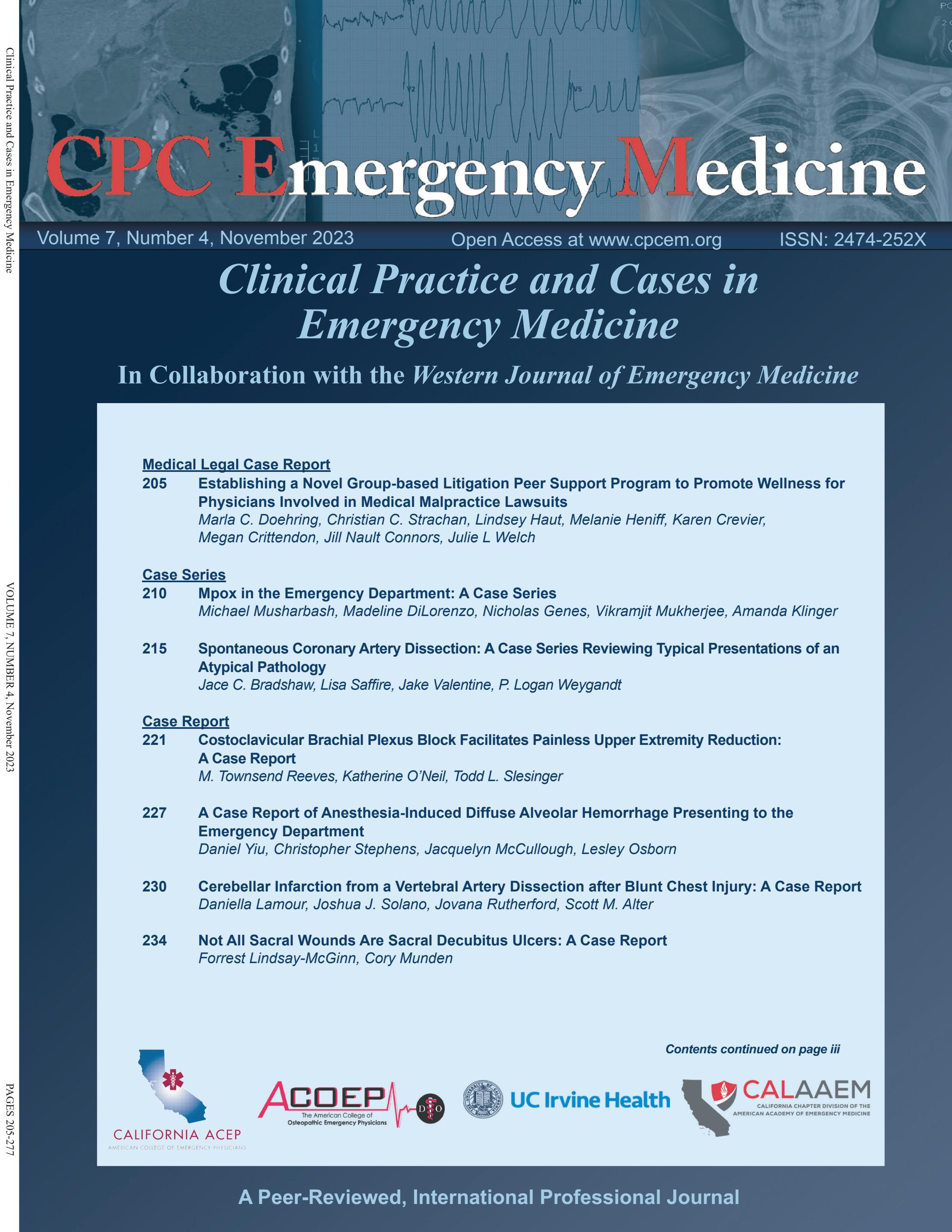 Clinical Practice and Cases in Emergency Medicine Volume 7 Issue 4 by ...
