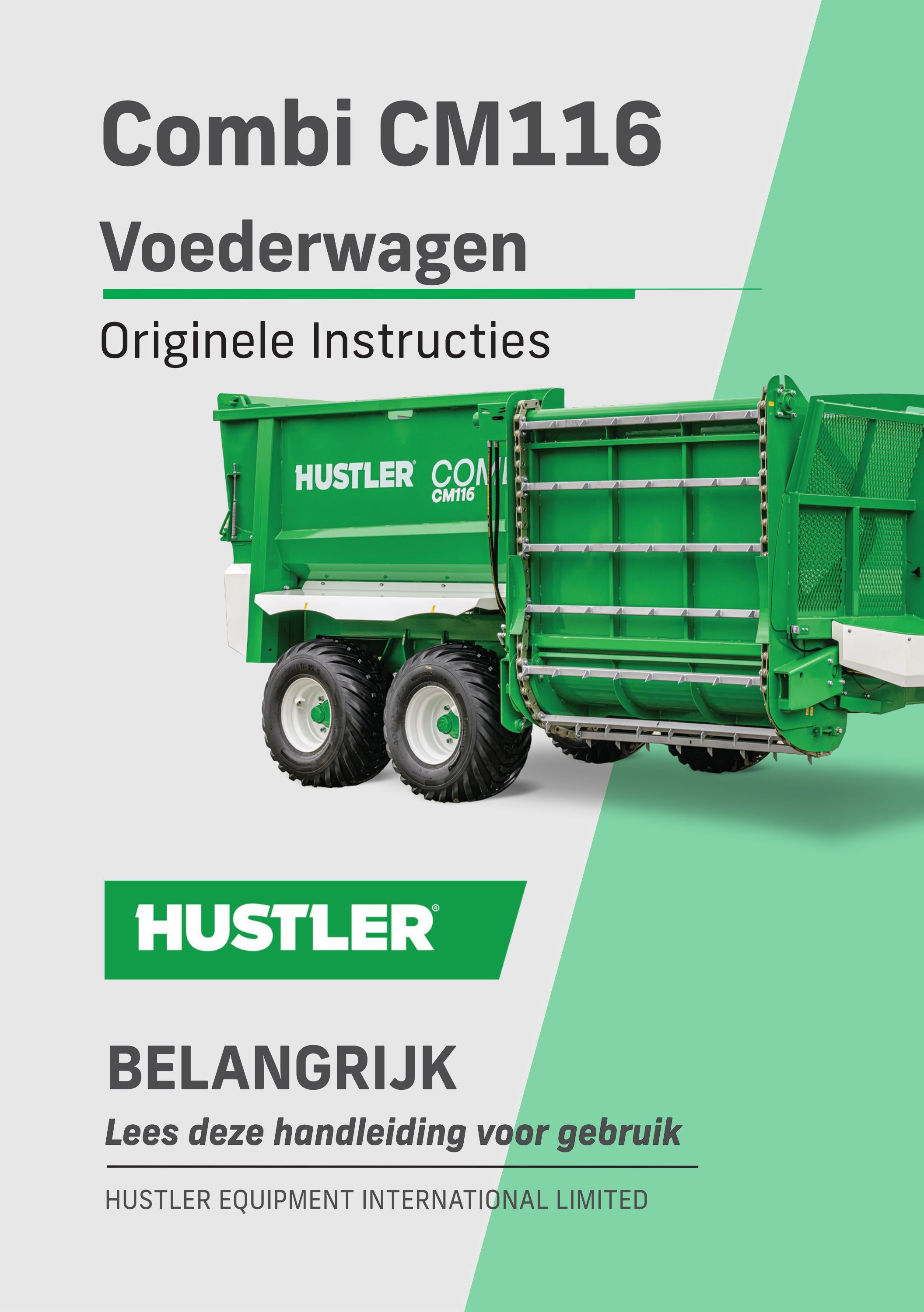Combi CM116 Voederwagen by Hustler Equipment - Issuu