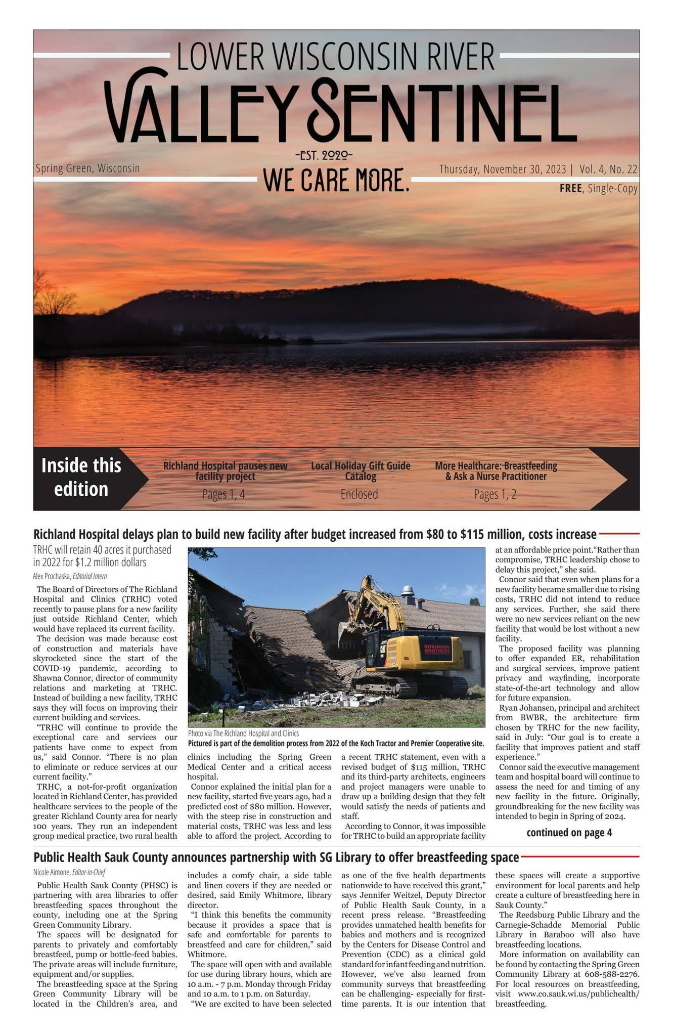 Valley Sentinel - 11-30-2023 by Valley Sentinel - Issuu