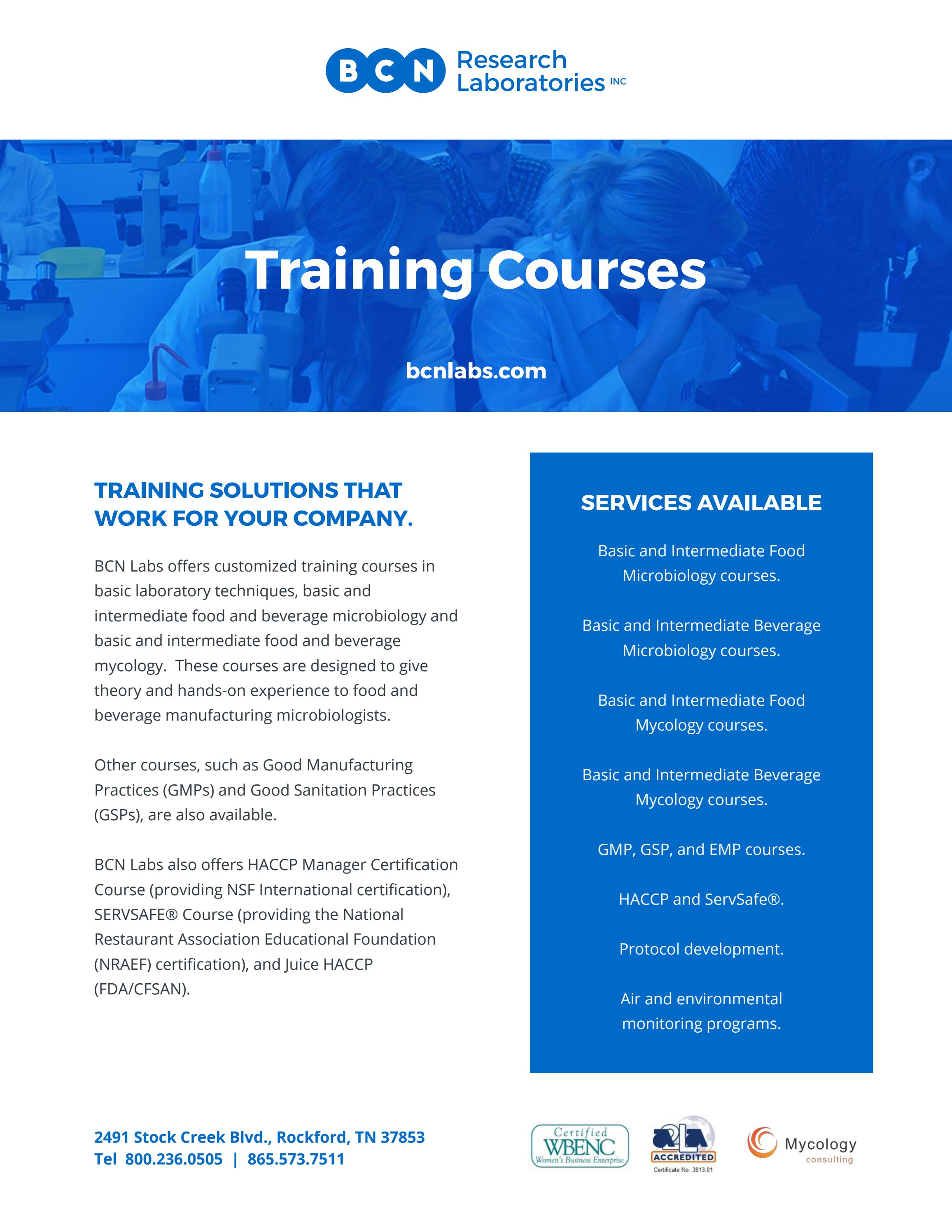 BCN Research Laboratories Inc. by Beverage Industry Catalogs hosted by DataKey Communications ...