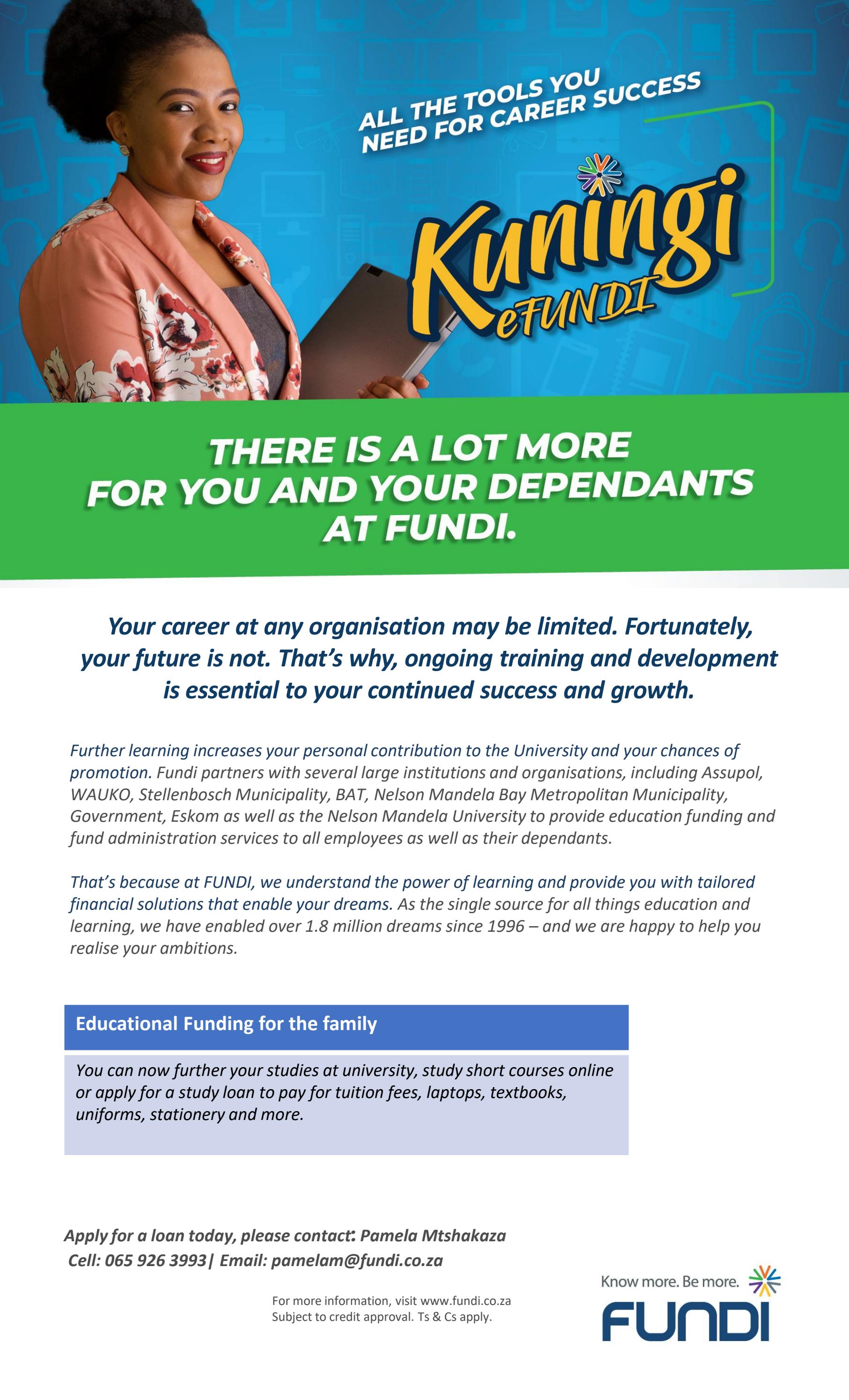 FUNDI Student Loans by Cape Peninsula University of Technology - Issuu
