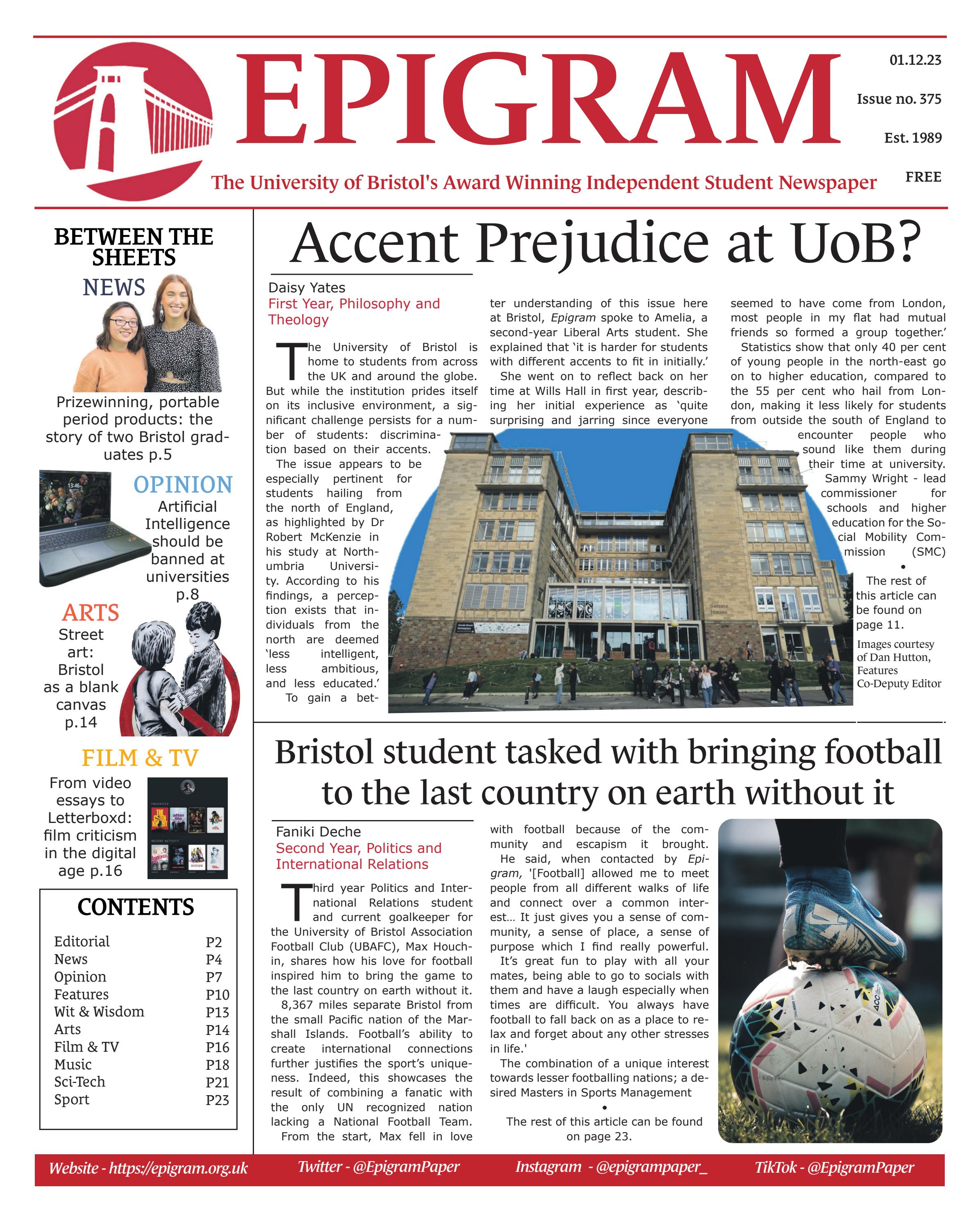 Epigram issue 375 by Epigram - Issuu