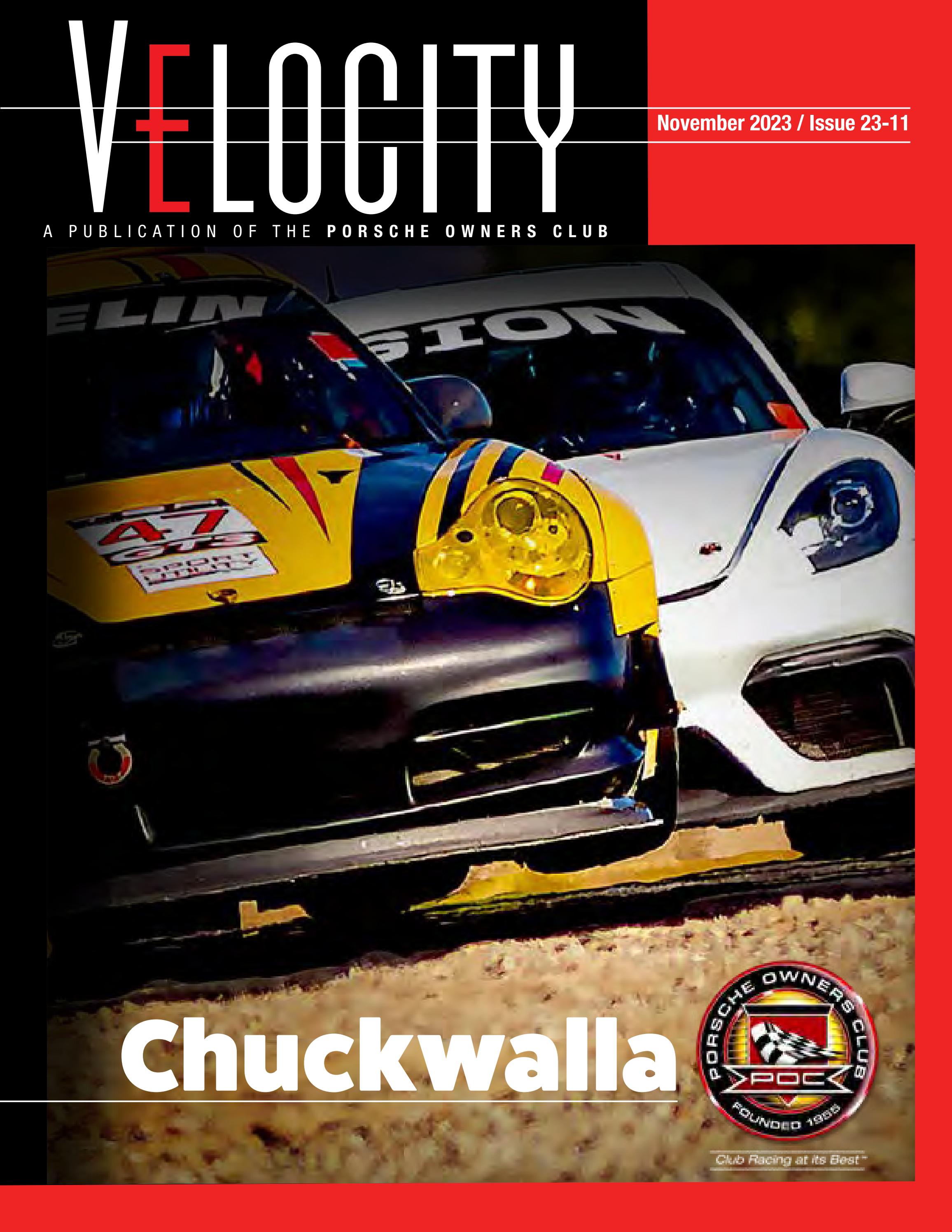 November Velocity Magazine - Issue 23-11 by Porsche Owners Club - Issuu