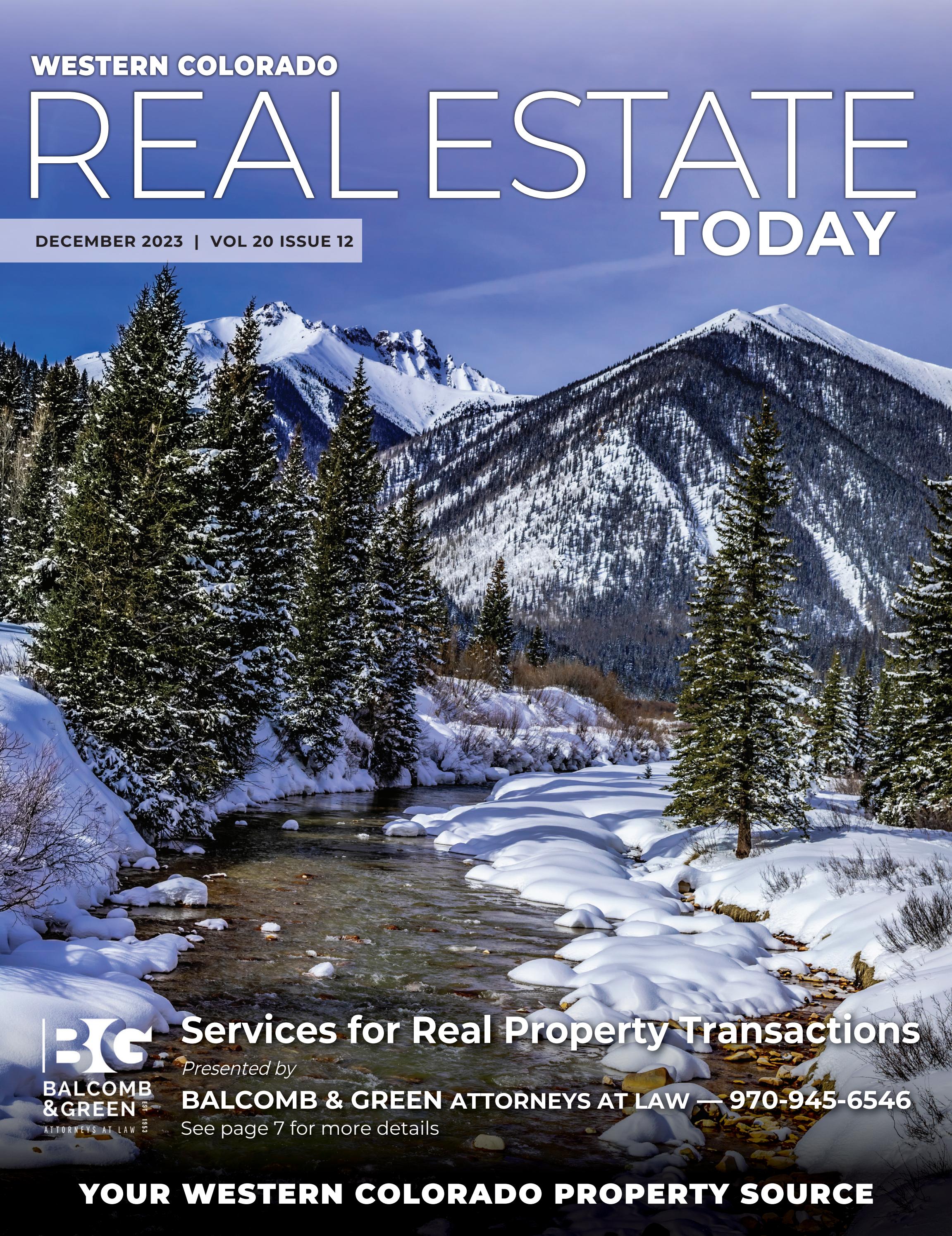 December 2023 Western Colorado Real Estate Today by Real Estate Today ...