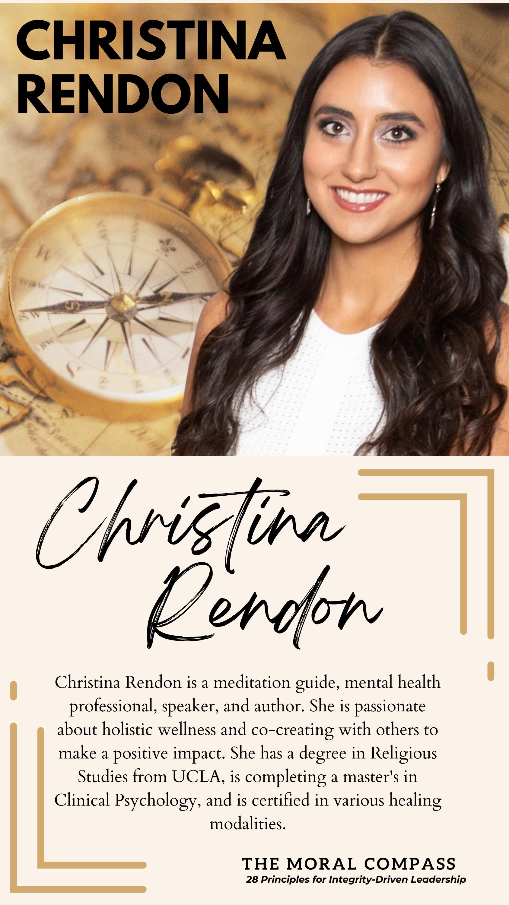 Moral Compass - Christina Rendon by The Los Angeles Tribune - Issuu