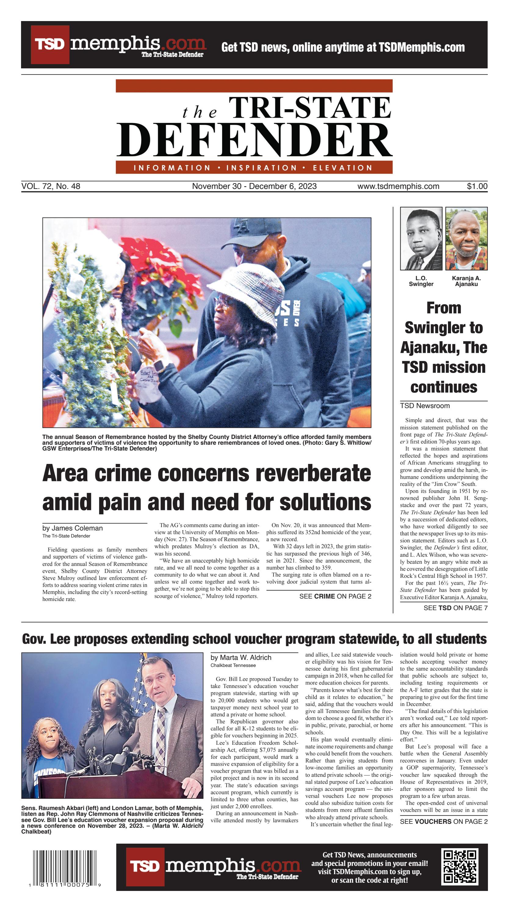 The Tri-State Defender — November 30 - December 6, 2023 by The Tri ...