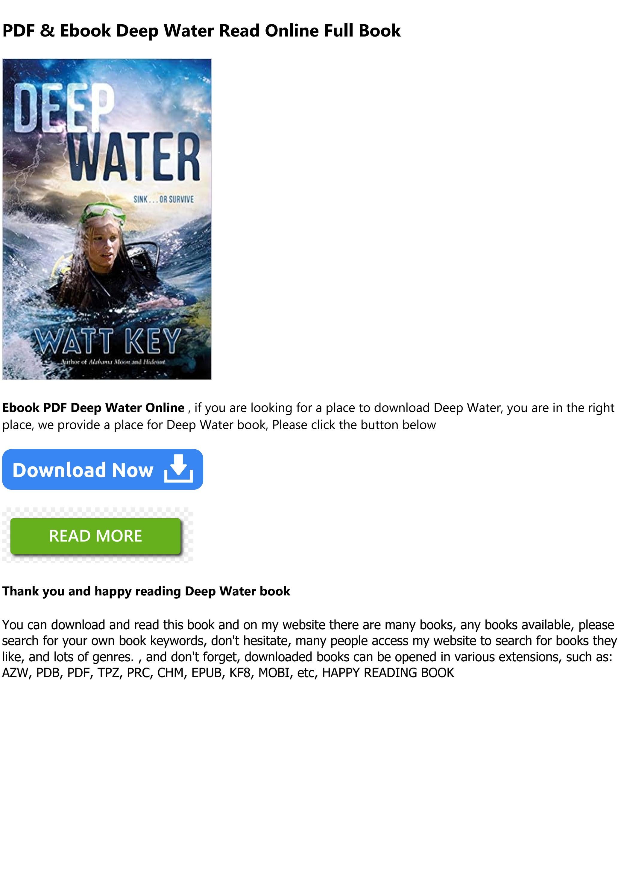 Read Online Deep Water Full-Acces by Amelie45235574 - Issuu