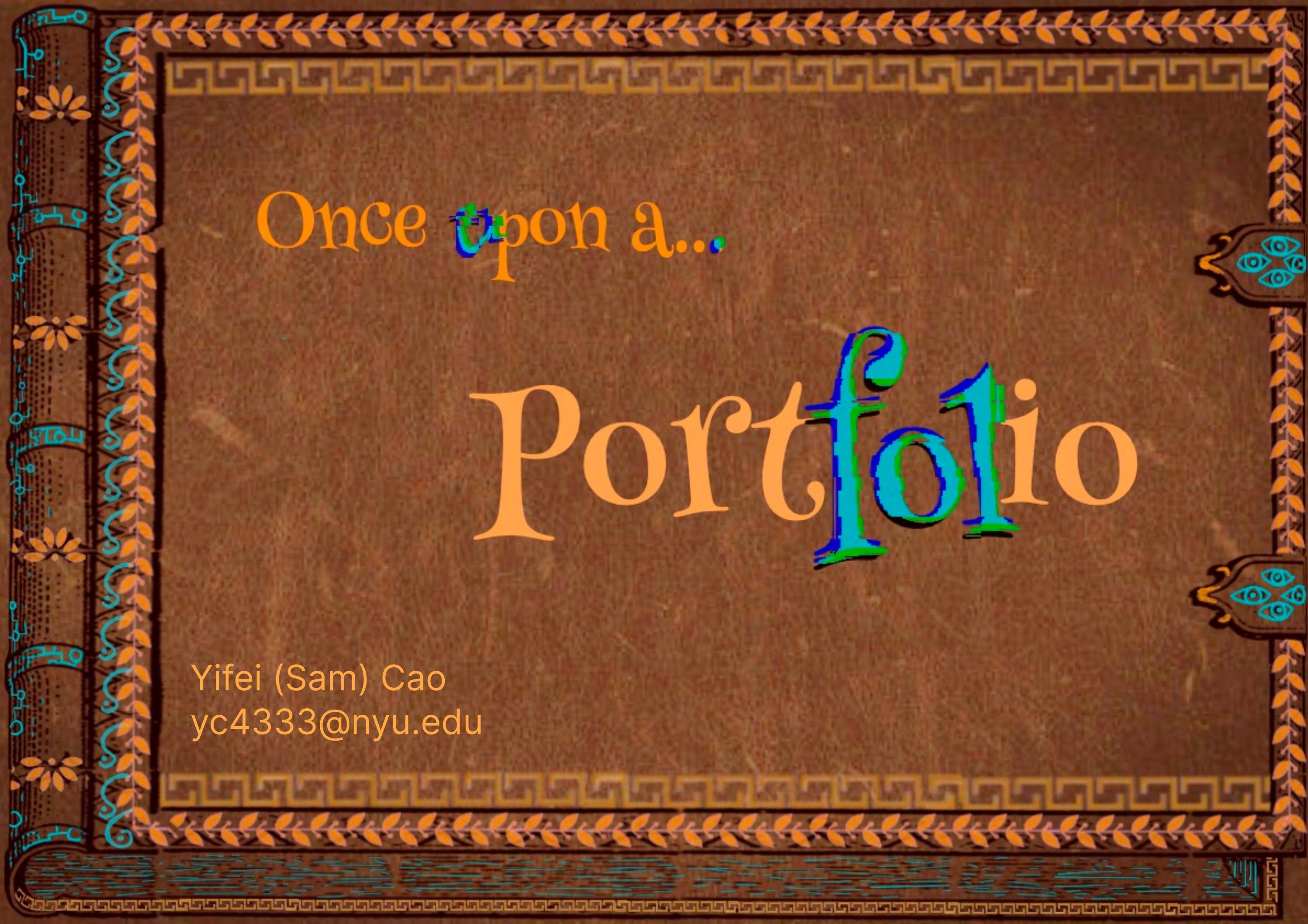 Yifei (Sam) portfolio by samwuuuuuu - Issuu