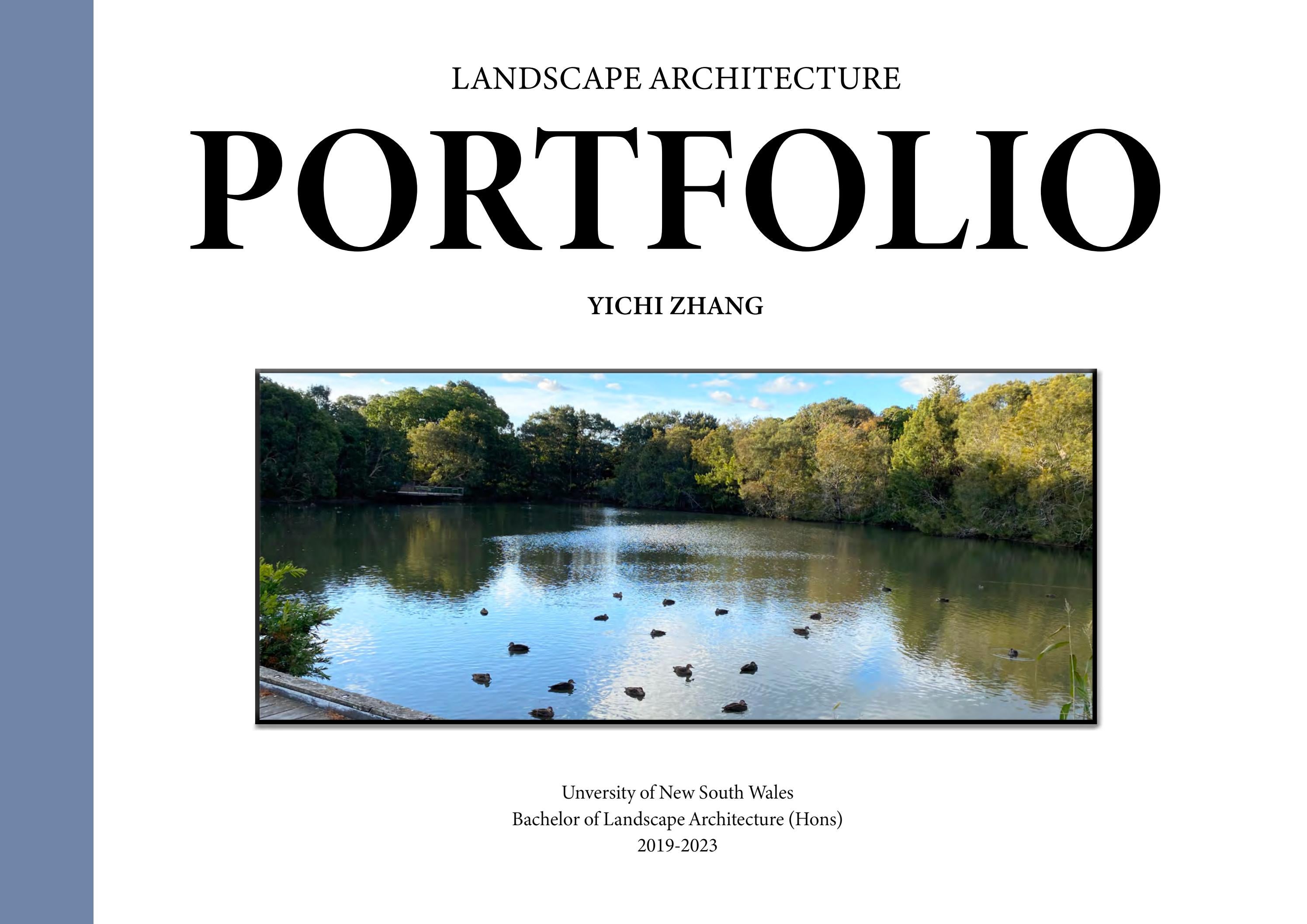 Landscape Architecture Year 3 Portfolio_Yichi Zhang by Yichi Zhang - Issuu