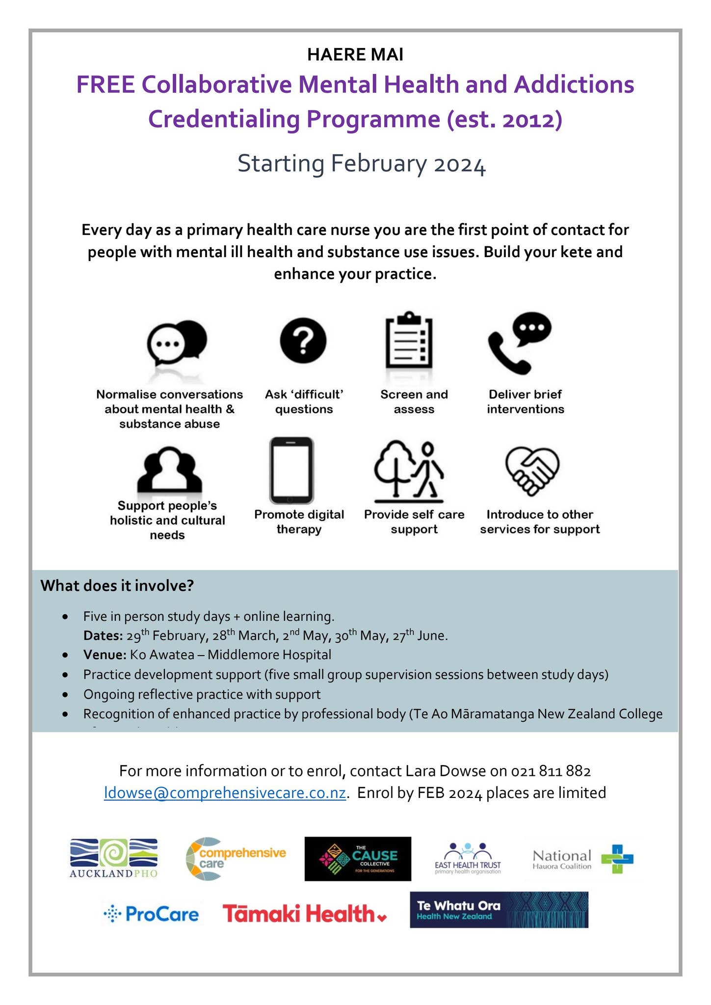 Collaborative Mental Health and Addictions Credentialing Programme ...