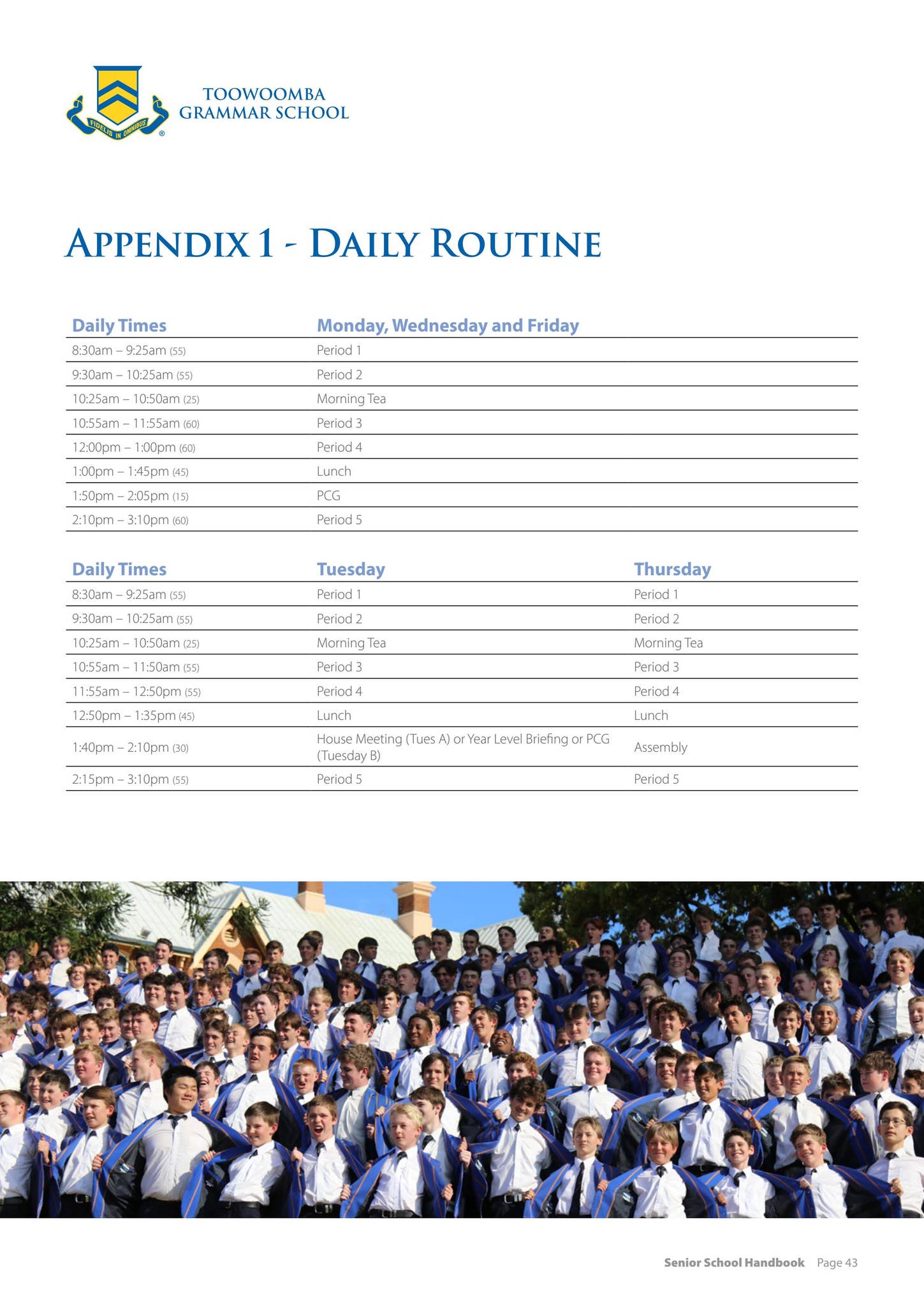 TGS School Handbook - Senior School by toowoombagrammarschool - Issuu
