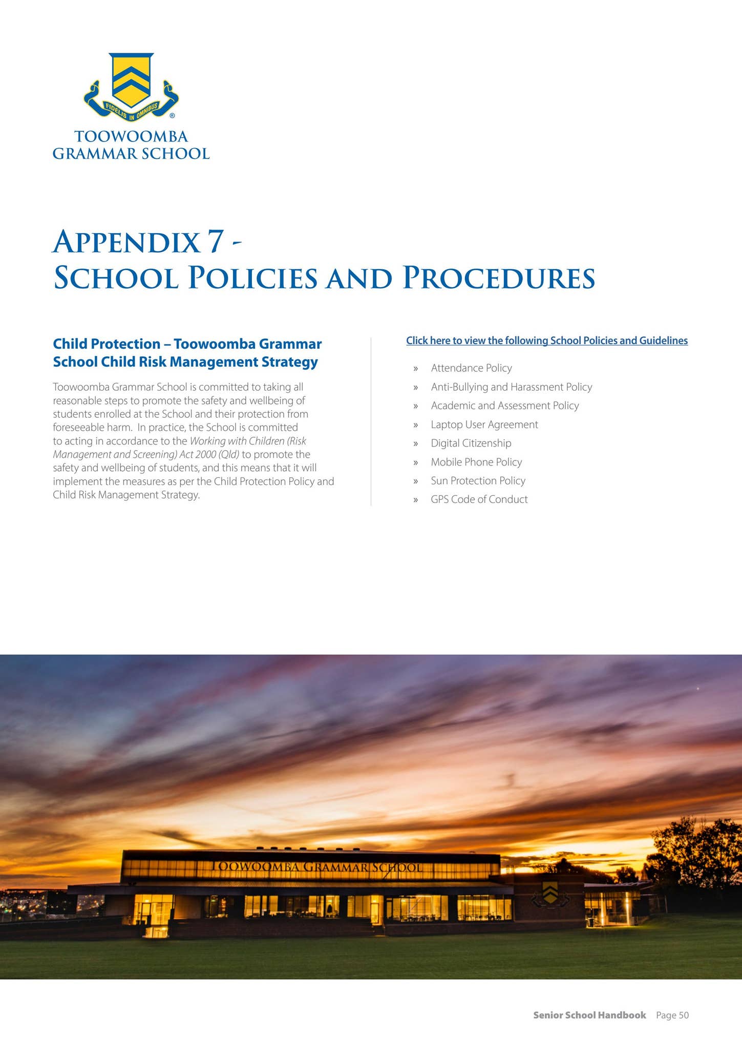 TGS School Handbook - Senior School by toowoombagrammarschool - Issuu