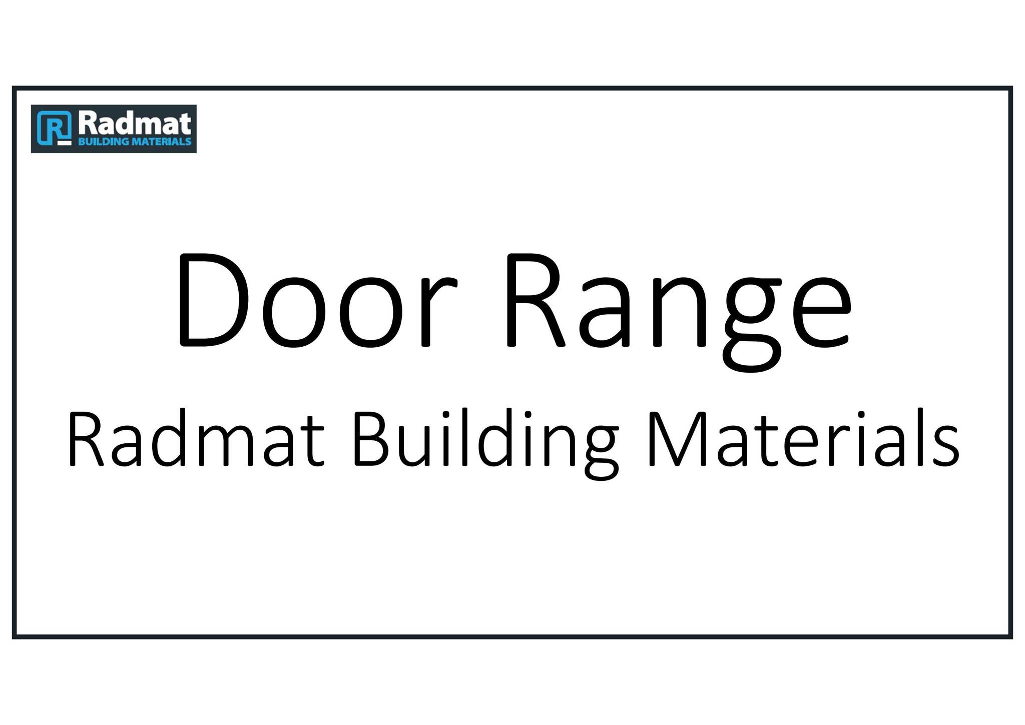 Radmat Interior Door Range by rbcmarketing - Issuu