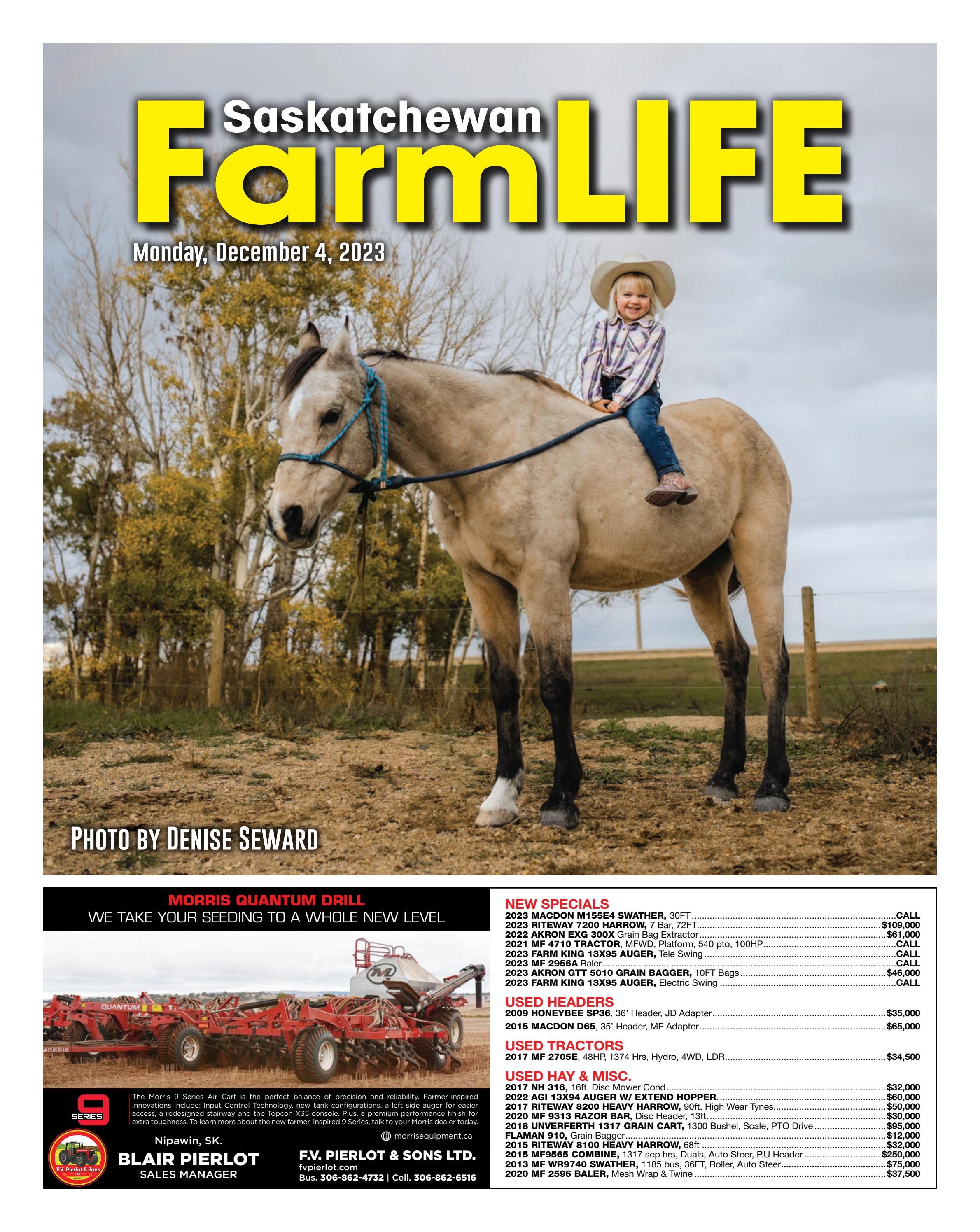 Saskatchewan Farm Life, December 4, 2023 by Black Press Media Group - Issuu