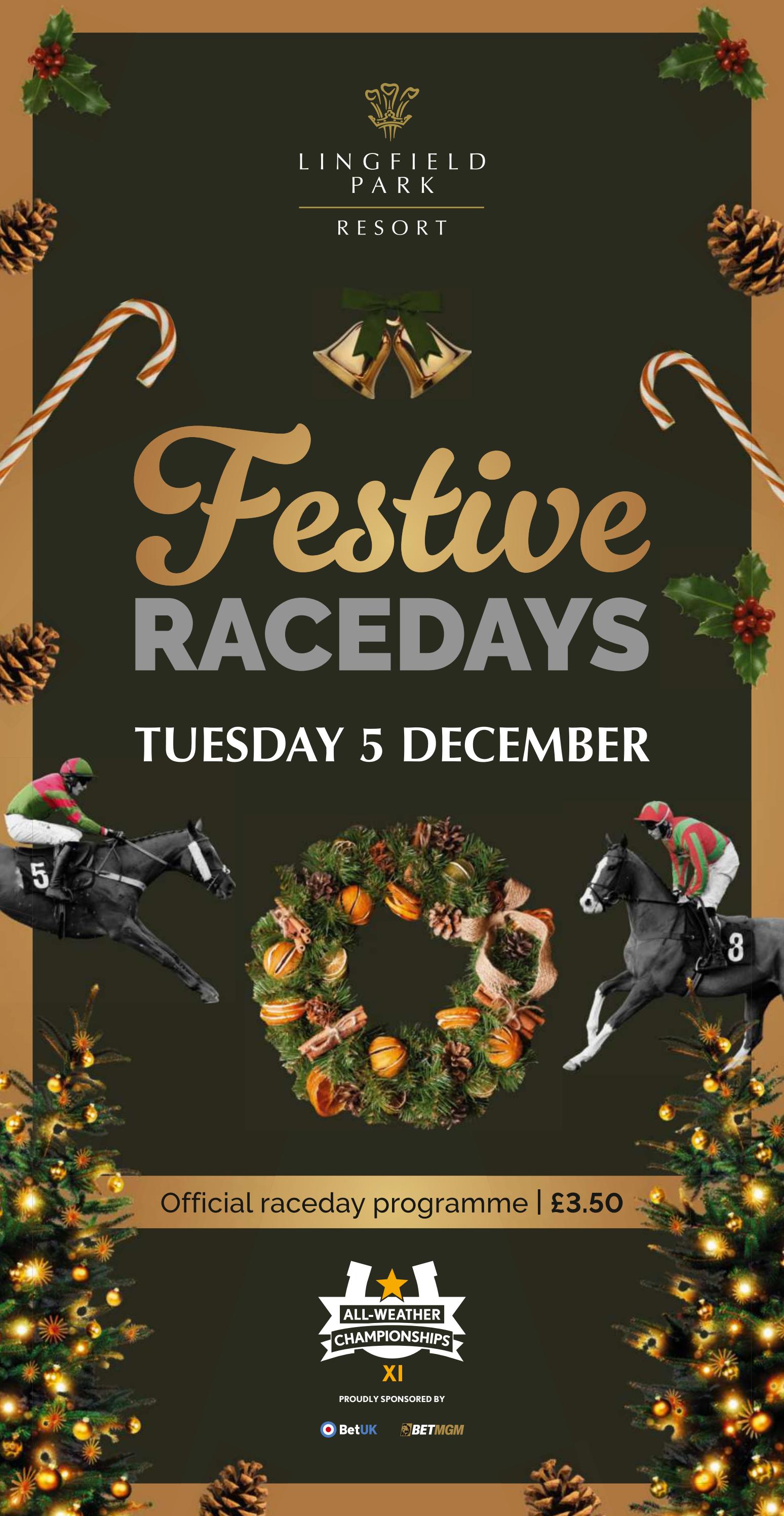 Lingfield Park Racecard - Tuesday 5th December by Arena Racing Company ...